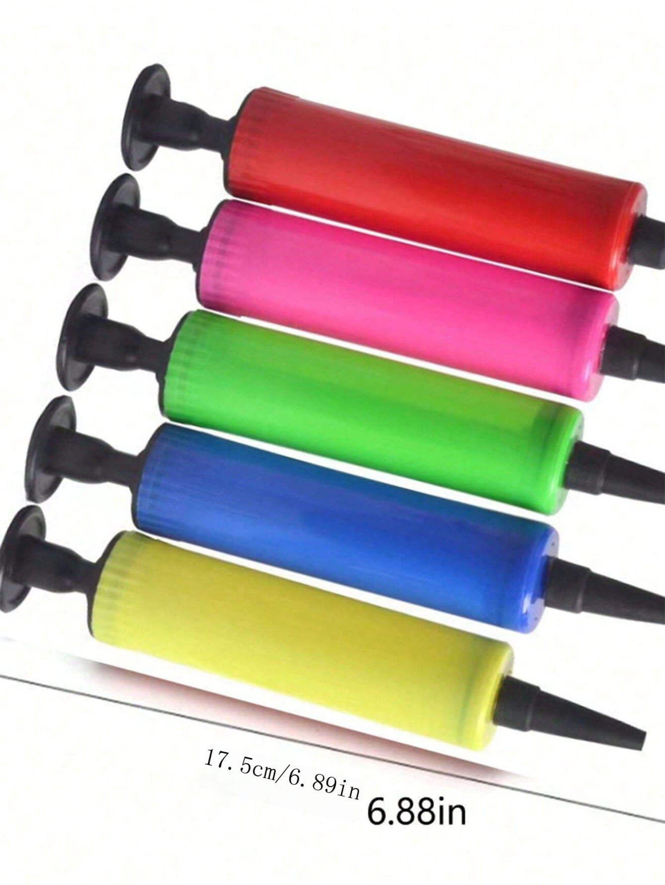Balloon Pump Balloon Inflator Hand Push Air Pump Portable Plastic ...