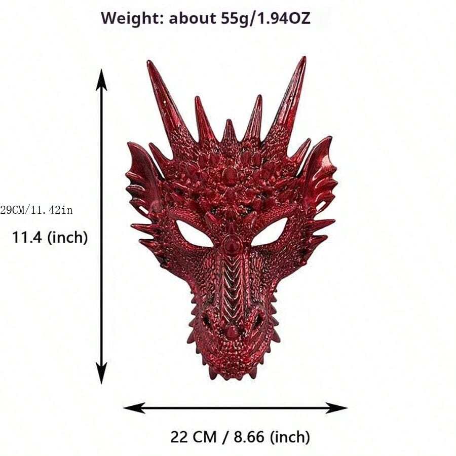 Horror Dragon Mask For Masquerade Party, Movie Performance, Festival ...