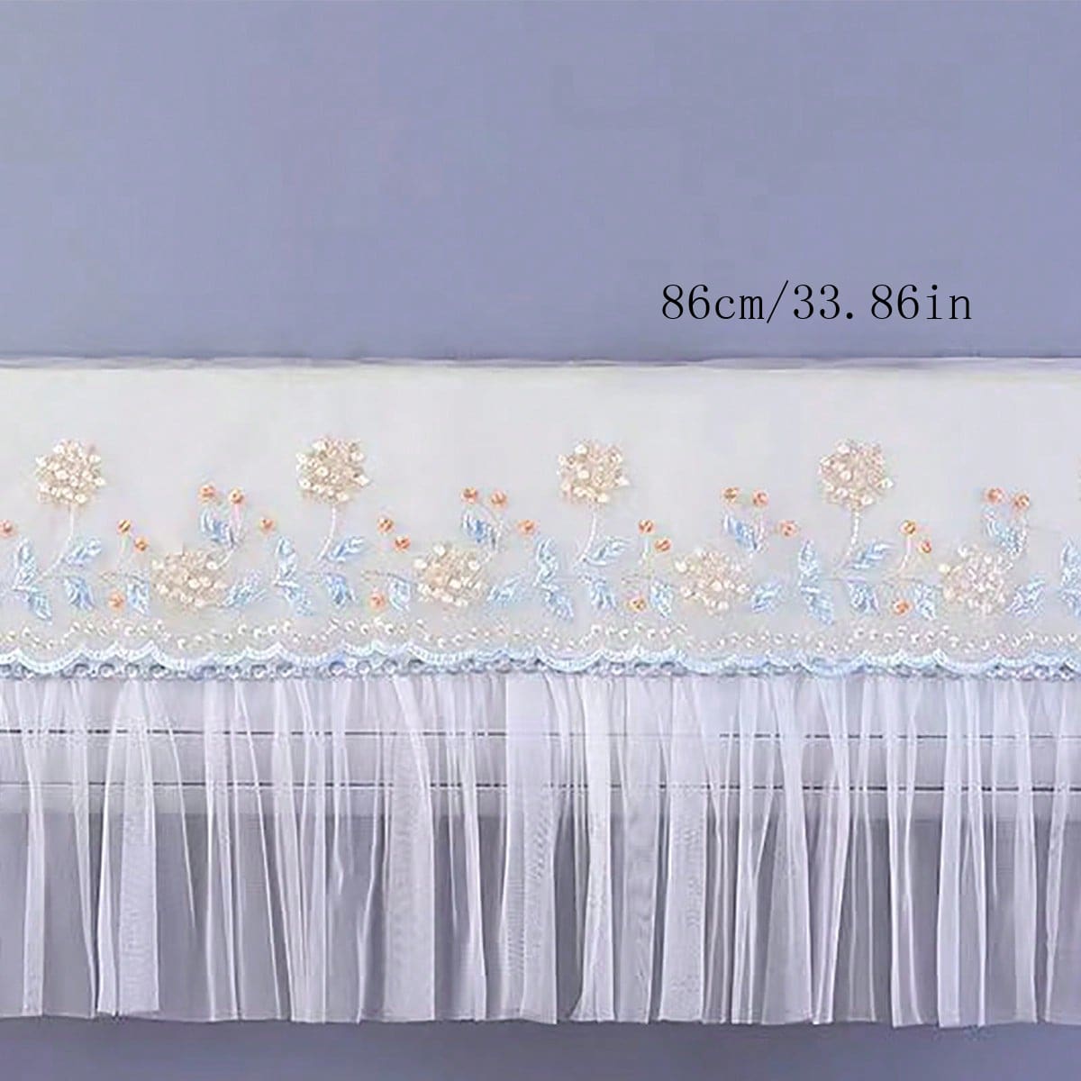 غطاء مكيف الهواء عالي الكثافة من نسيج الدانتيل المذاب في الماء بنوع علق ...