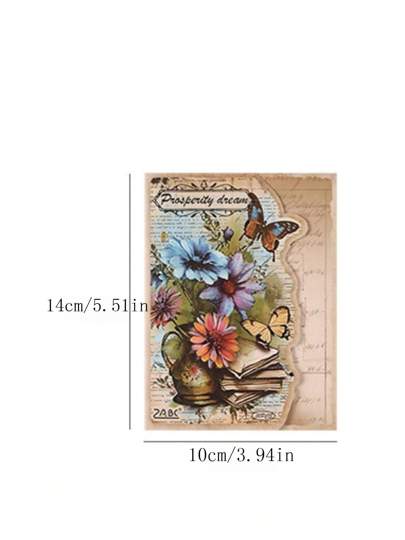 1 Pack Of 30 Sheets Of Plant And Flower Material Paper Note Paper Non ...