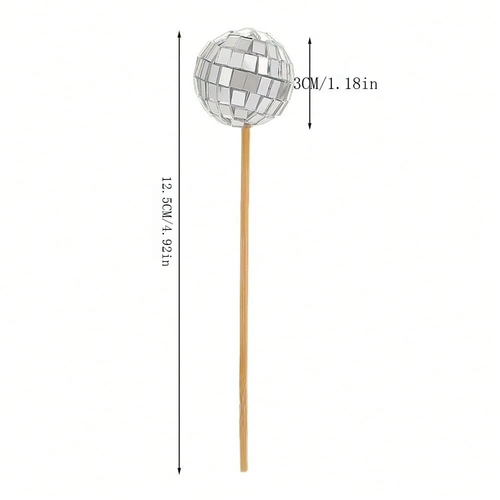 12 Pcs Disco Ball Cupcake Toppers, Disco Ball Cupcake Picks, Disco Ball ... 12 Pcs Disco Ball Cupcake Toppers, Disco Ball Cupcake Picks, Disco Ball ...