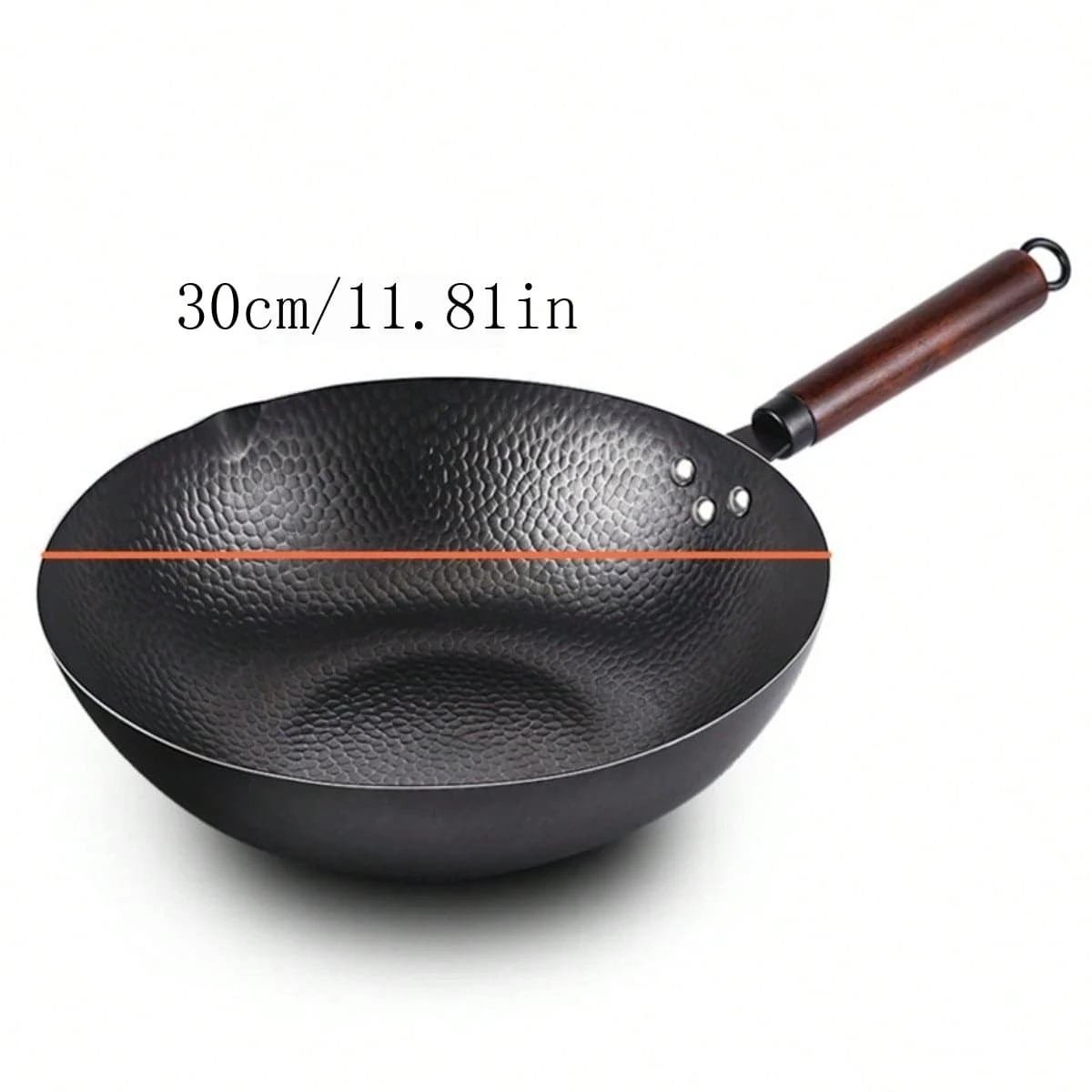 New Handcrafted Thick Oil-Free Non-Stick Iron Wok, Suitable For ...