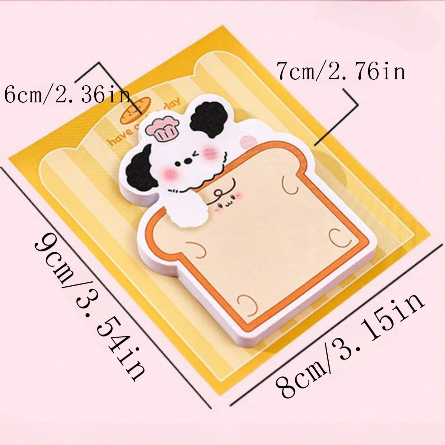 4pcs/Set Cute Shaped Dog Sticky Notes Cartoon High-Value Adhesive Memo ...