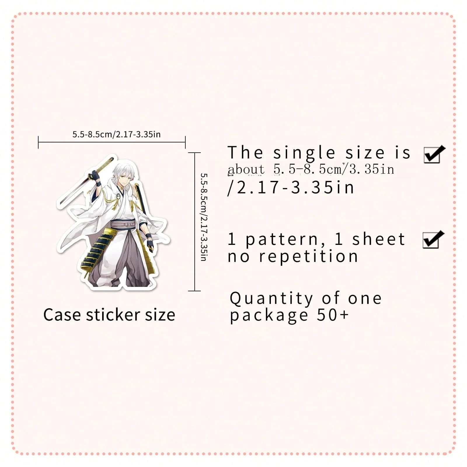 50 Piece Funny Cute Chinese Style Cartoon Waterproof Stickers DIY For ...