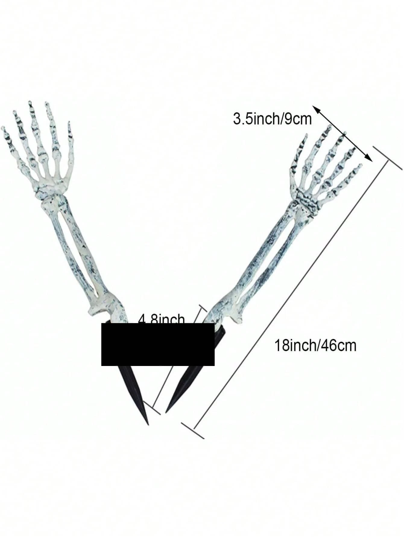 Halloween Realistic Skeleton Stakes Zombie Ghost Arm Stake Severed ...