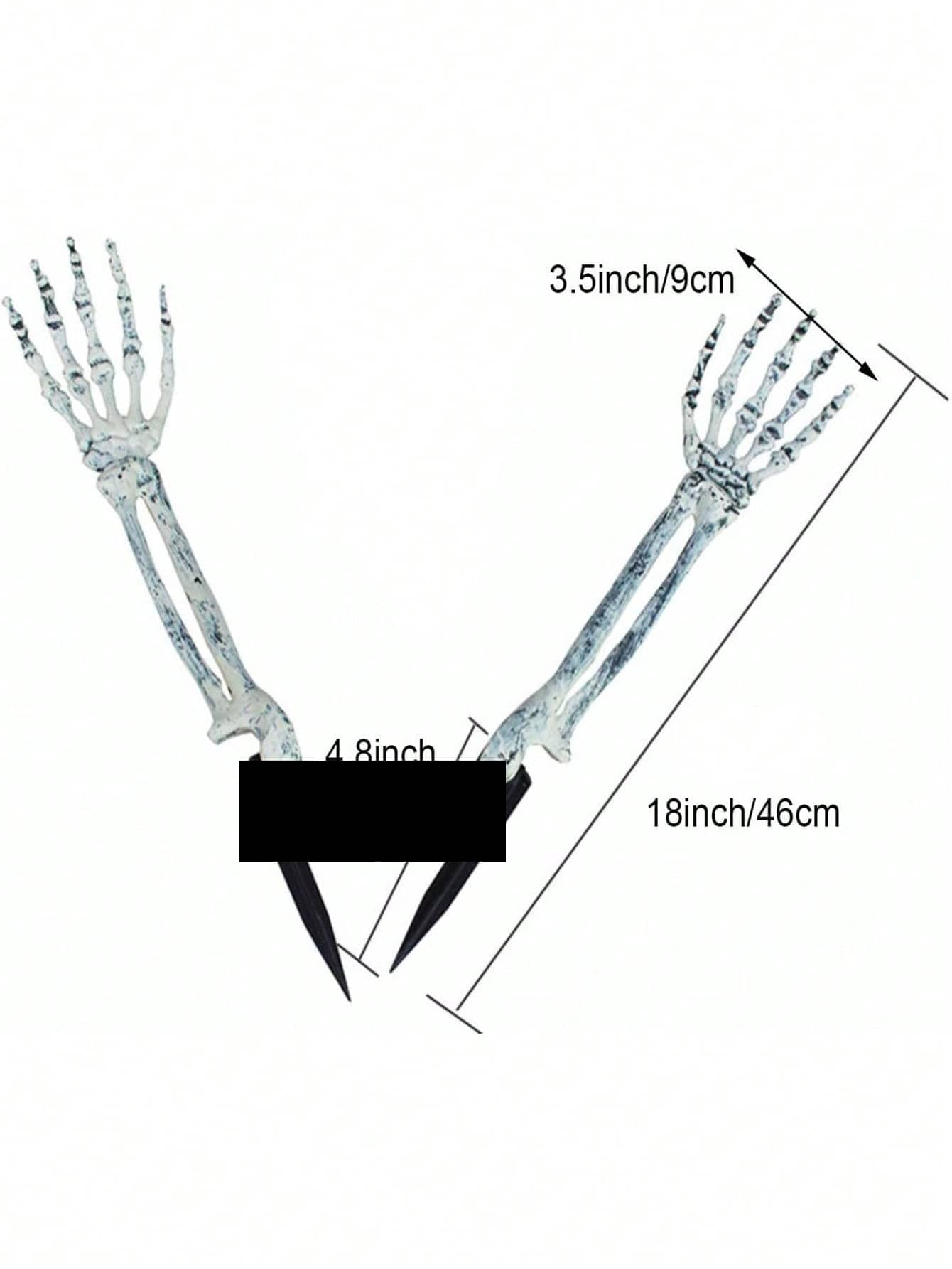 Halloween Realistic Skeleton Stakes Zombie Ghost Arm Stake Severed ...