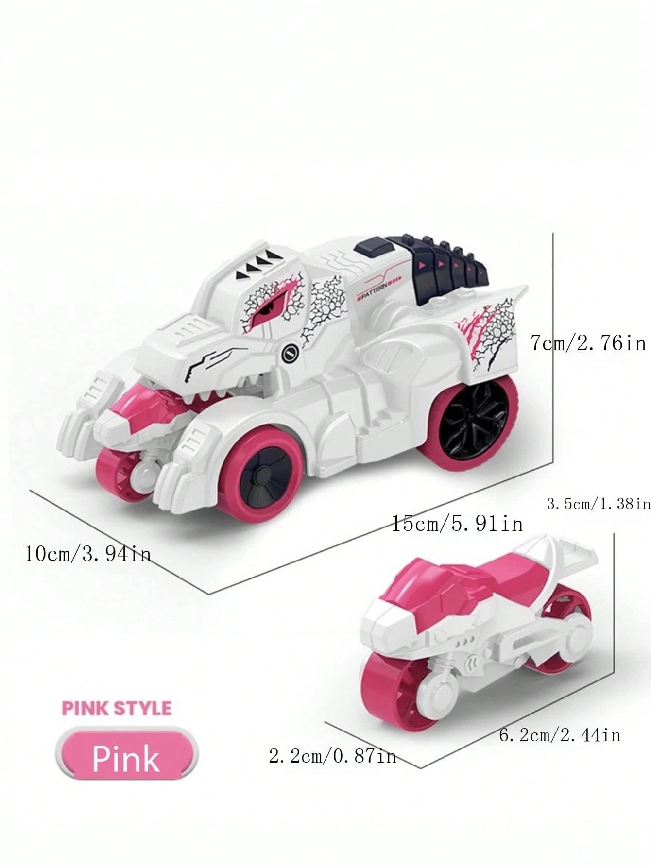 Dinosaur-Inspired Inertia-Powered Launching Car Boy-Girl Interactive ...