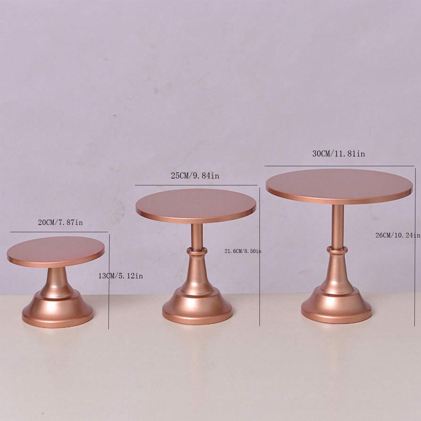 Metal Cake Stand Set, For Small, Medium And Large Cakes Display ...