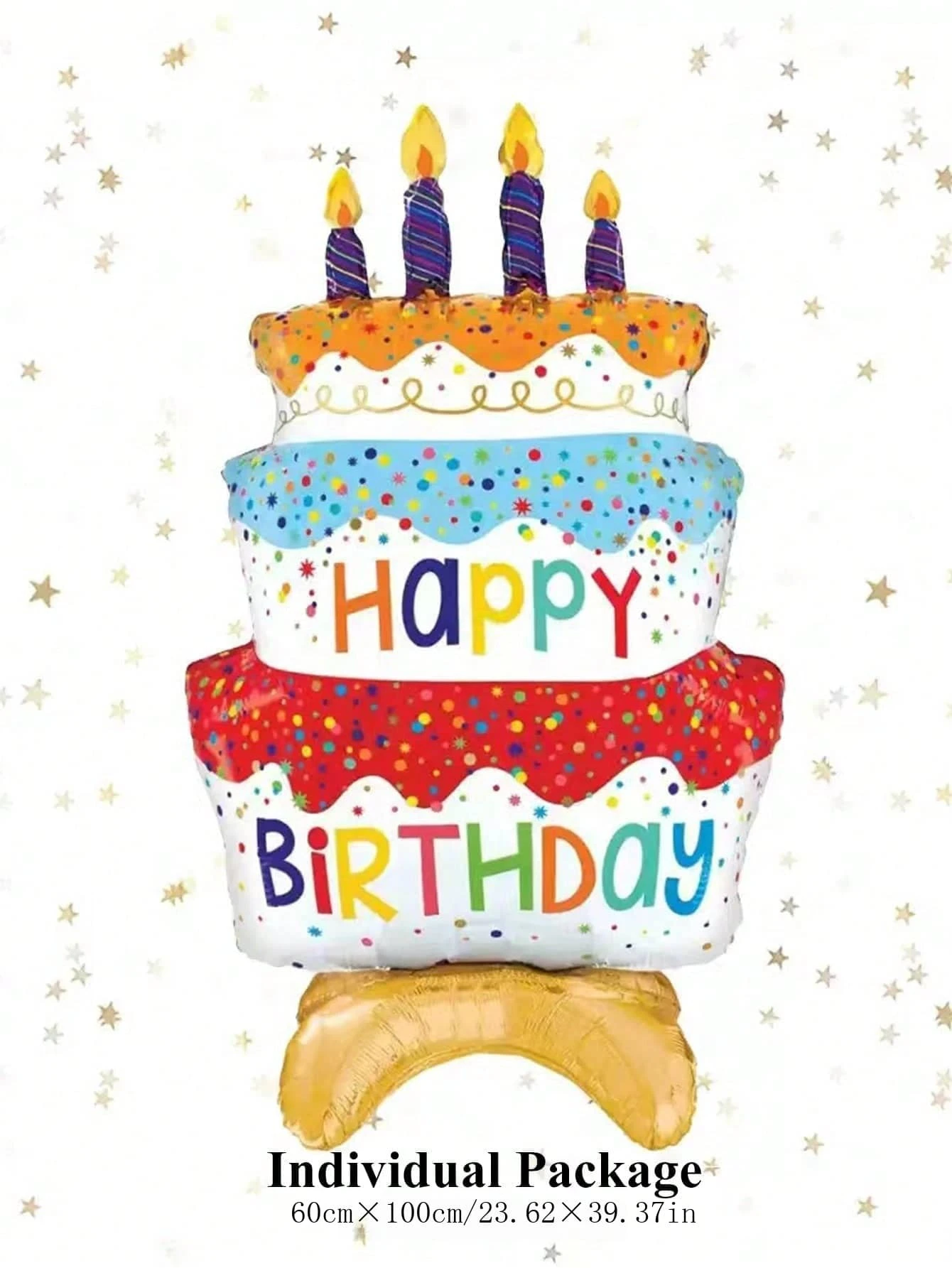 Giant Happy Birthday Balloons 24 Inch Mylar Balloons Large Aluminum ...