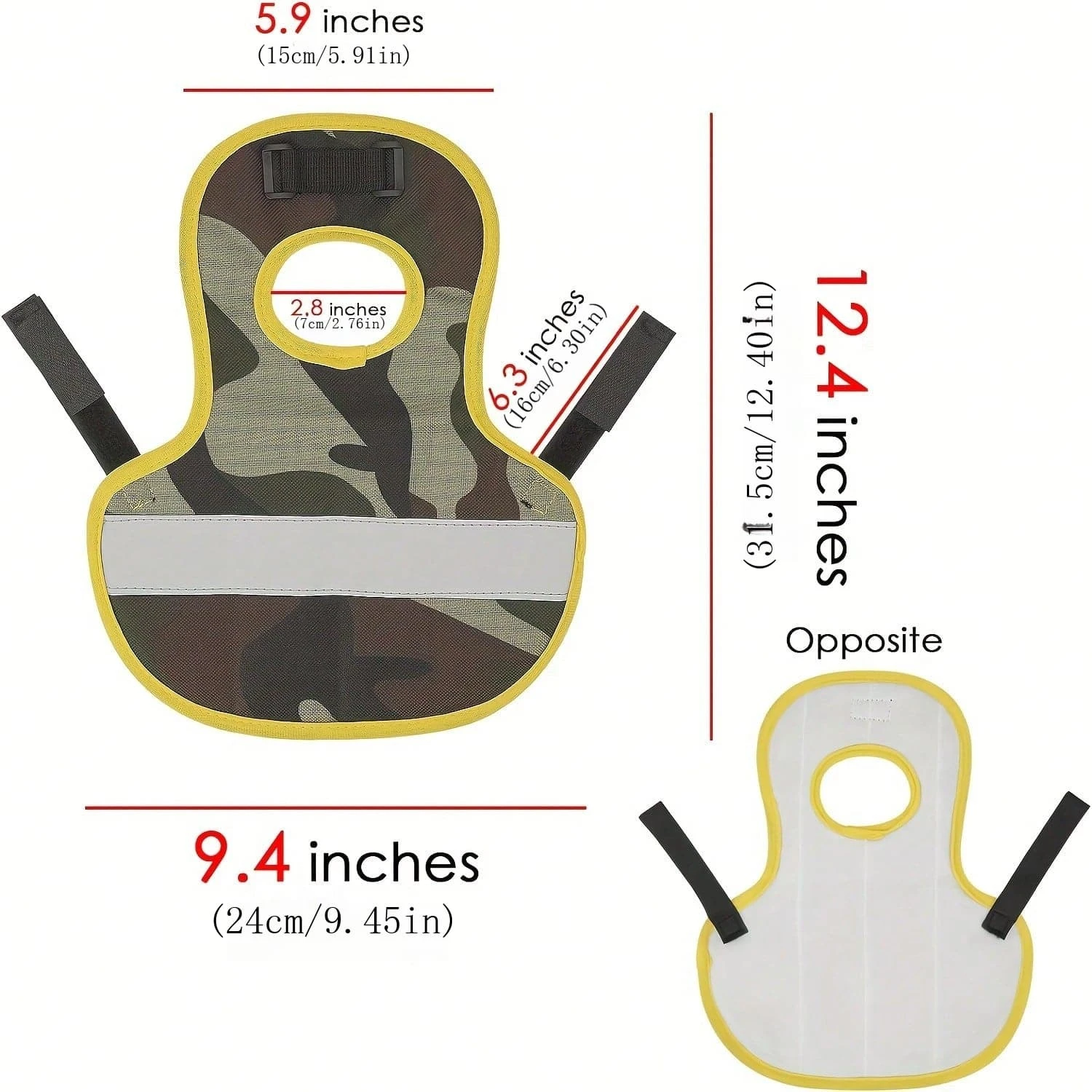 Pet Clothing For Chickens - Reflective Vest And Apron For Chickens ...
