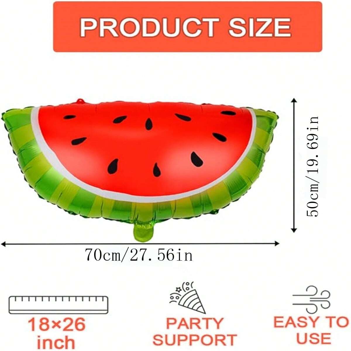 Watermelon Balloon Summer Balloon Fruit Foil Balloon Fruit Watermelon ...