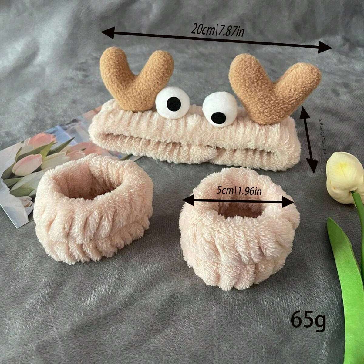 Sweet And Cute Crab Hairband, Soft And Simple Elastic Headband For ...
