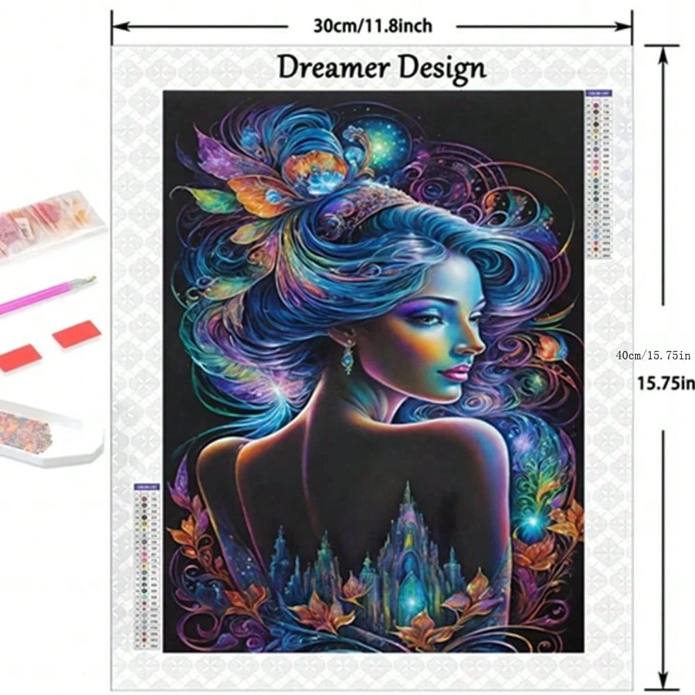 DIY 5D Diamond Painting, Full Diamond Art Craft Wall Decoration With ...