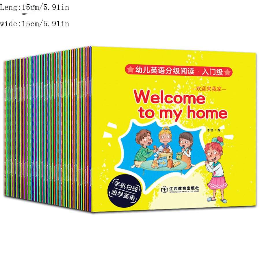 5PCS Early Childhood English Graded Reading All 40 Children's English ...