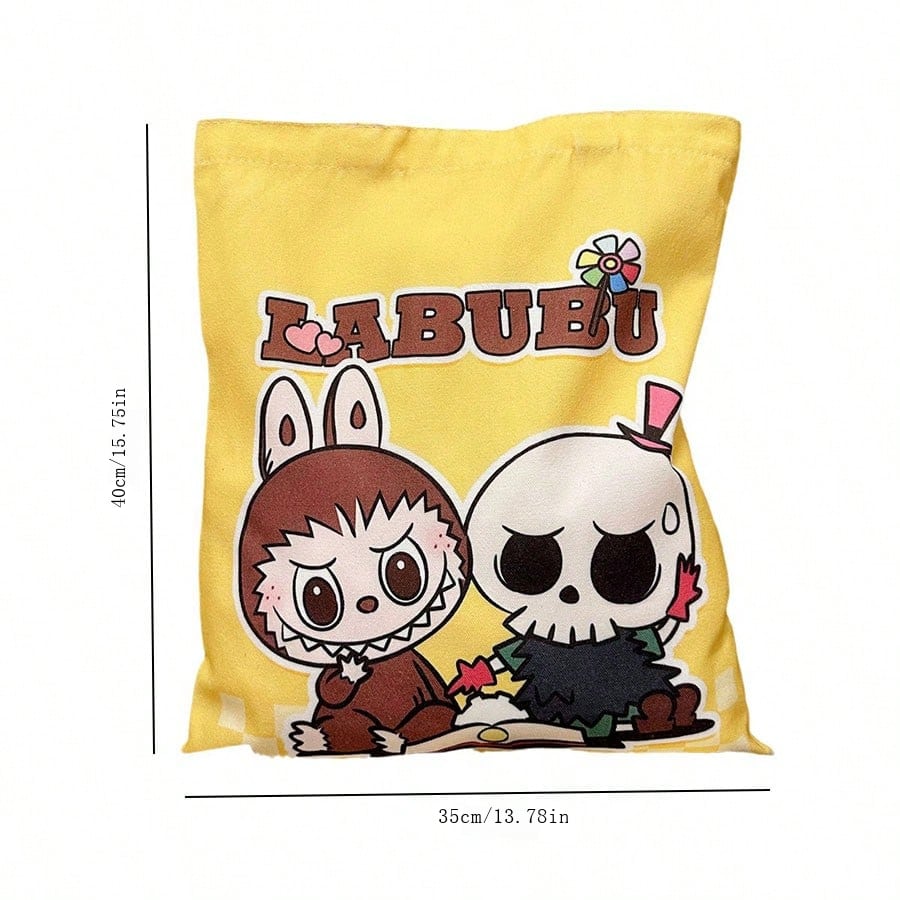 Labubu Labubu Bag, Kawaii Stylish School Bag, Women's Colorblock ...