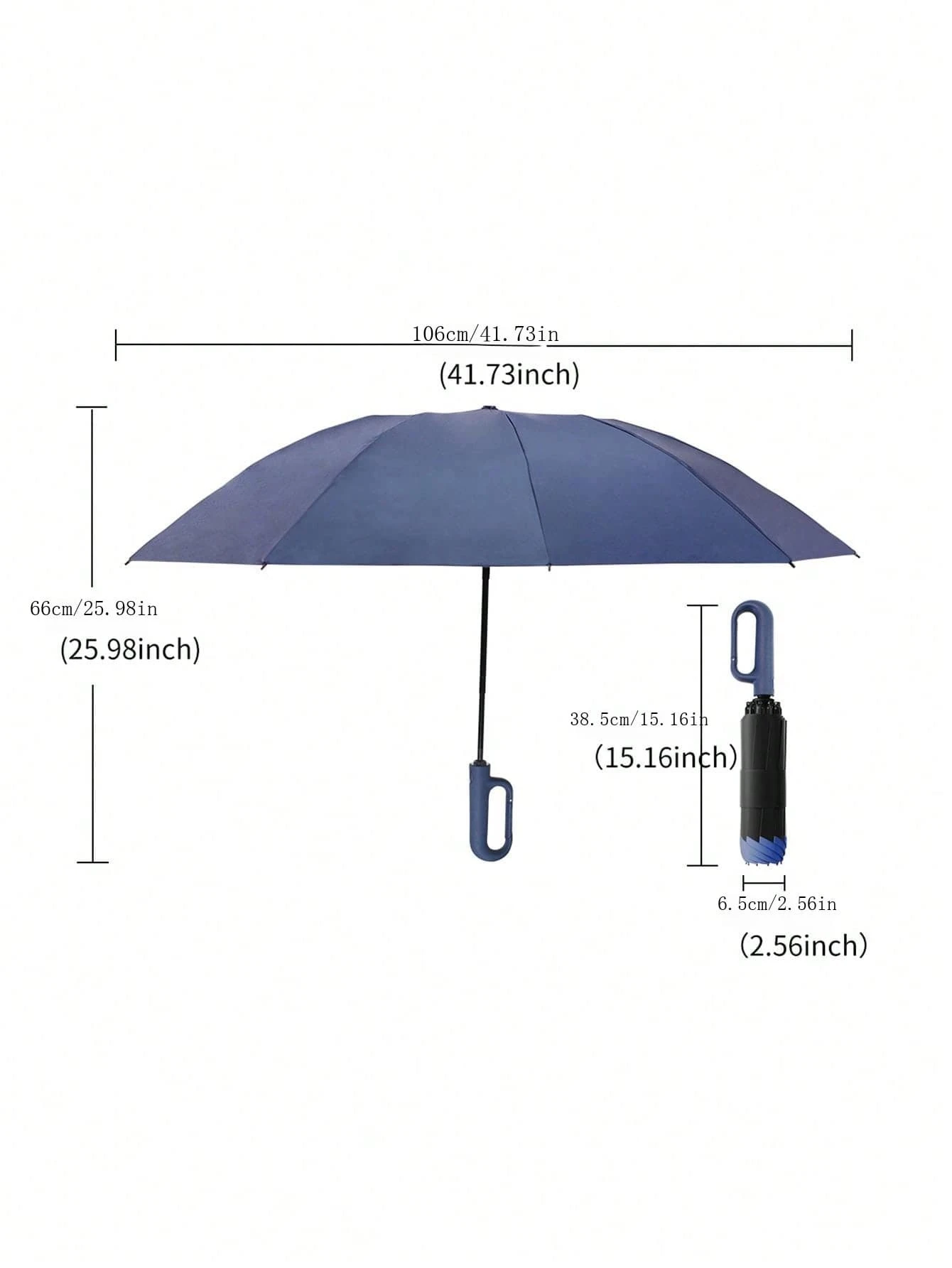 10-Rib Automatic Open And Close Inverted Umbrella With Double Dragon ...