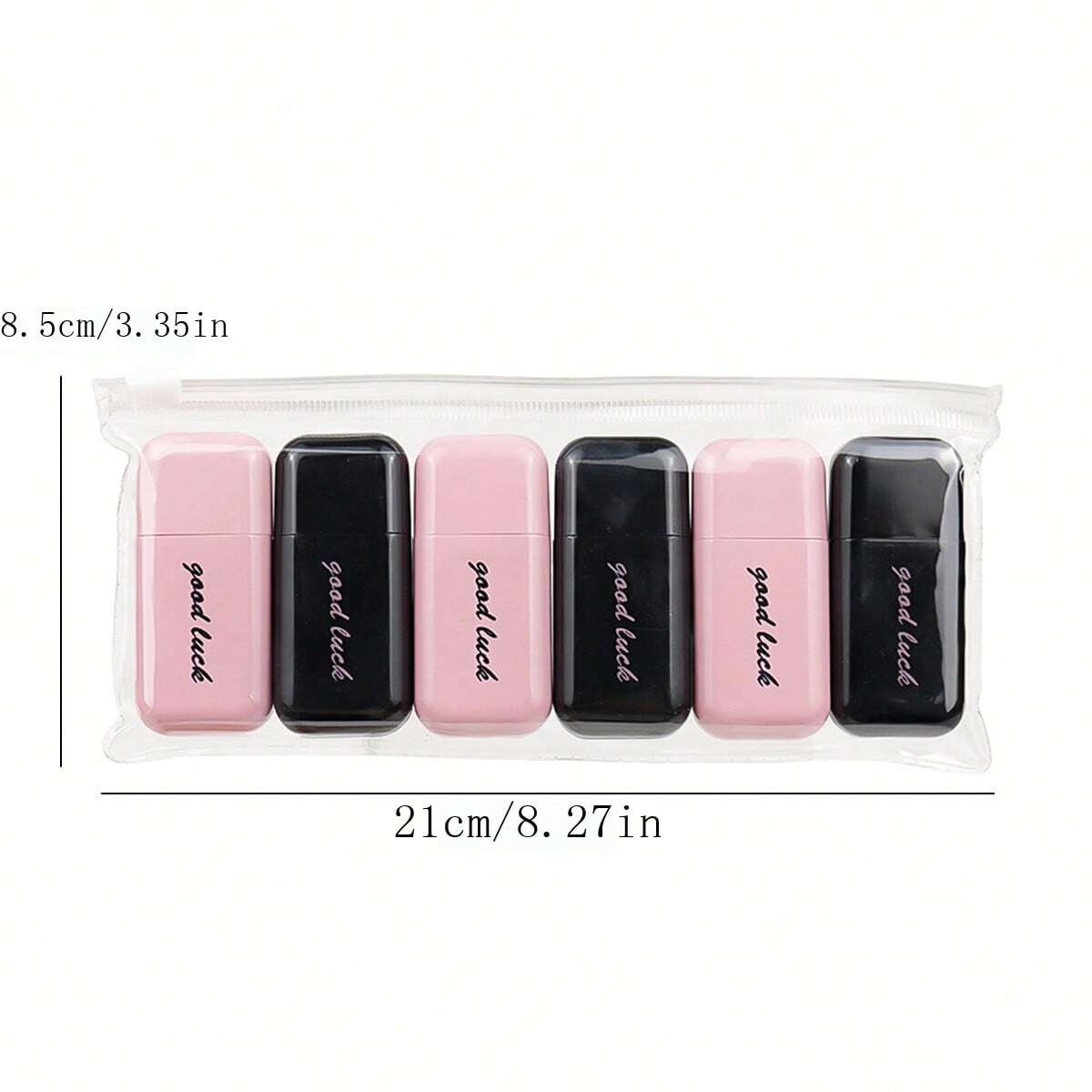 6pcs High-Value Black And Pink Correction Tape, Smooth Alteration ...