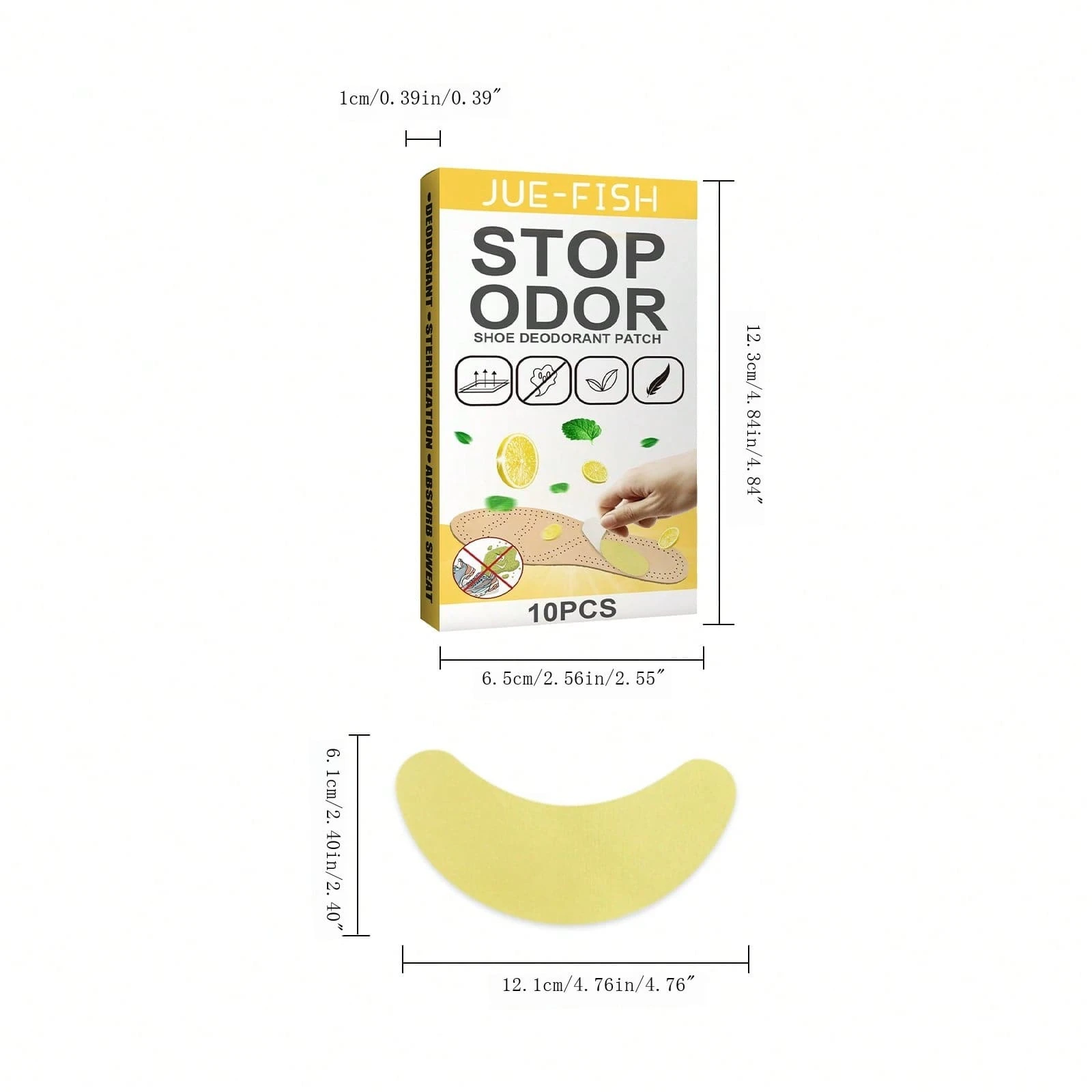 Deodorizing Shoe Inserts - Fresh Scent Absorbers, Eliminate Odor, Anti ...