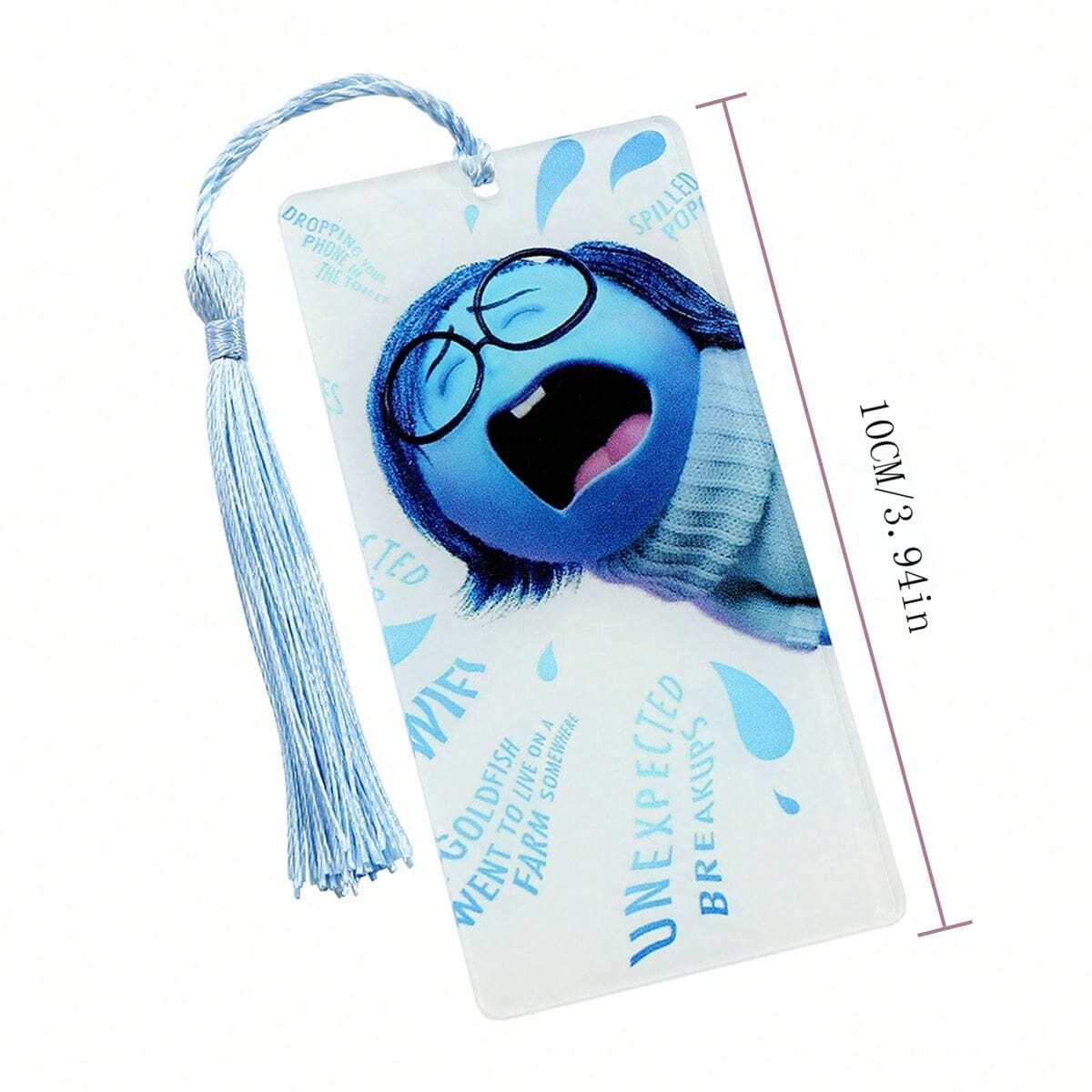 Disney Pixar Inside Out Themed Bookmarks, Key Chains, Bag Accessories ...