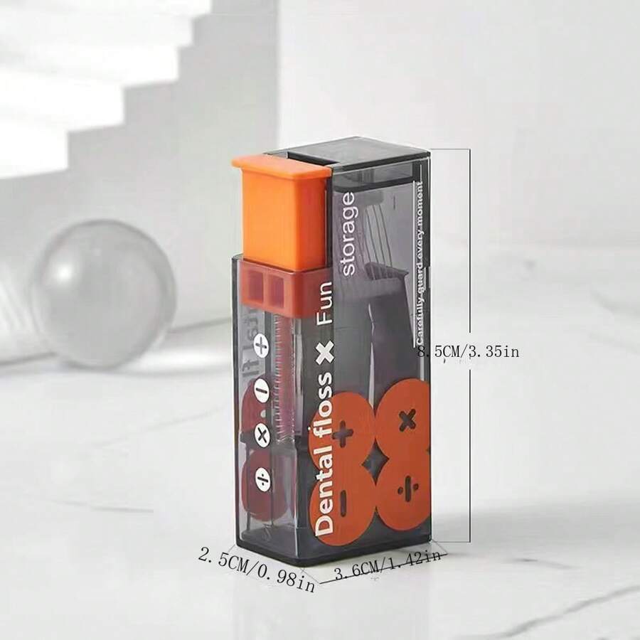 Portable Dental Floss Box Automatic Pop Up Dental Floss Storage Box