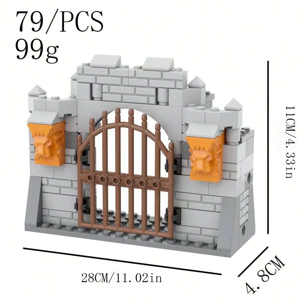 Modular Medieval Castle Tower Corner Keep With Siege Weapons & Soldier ...