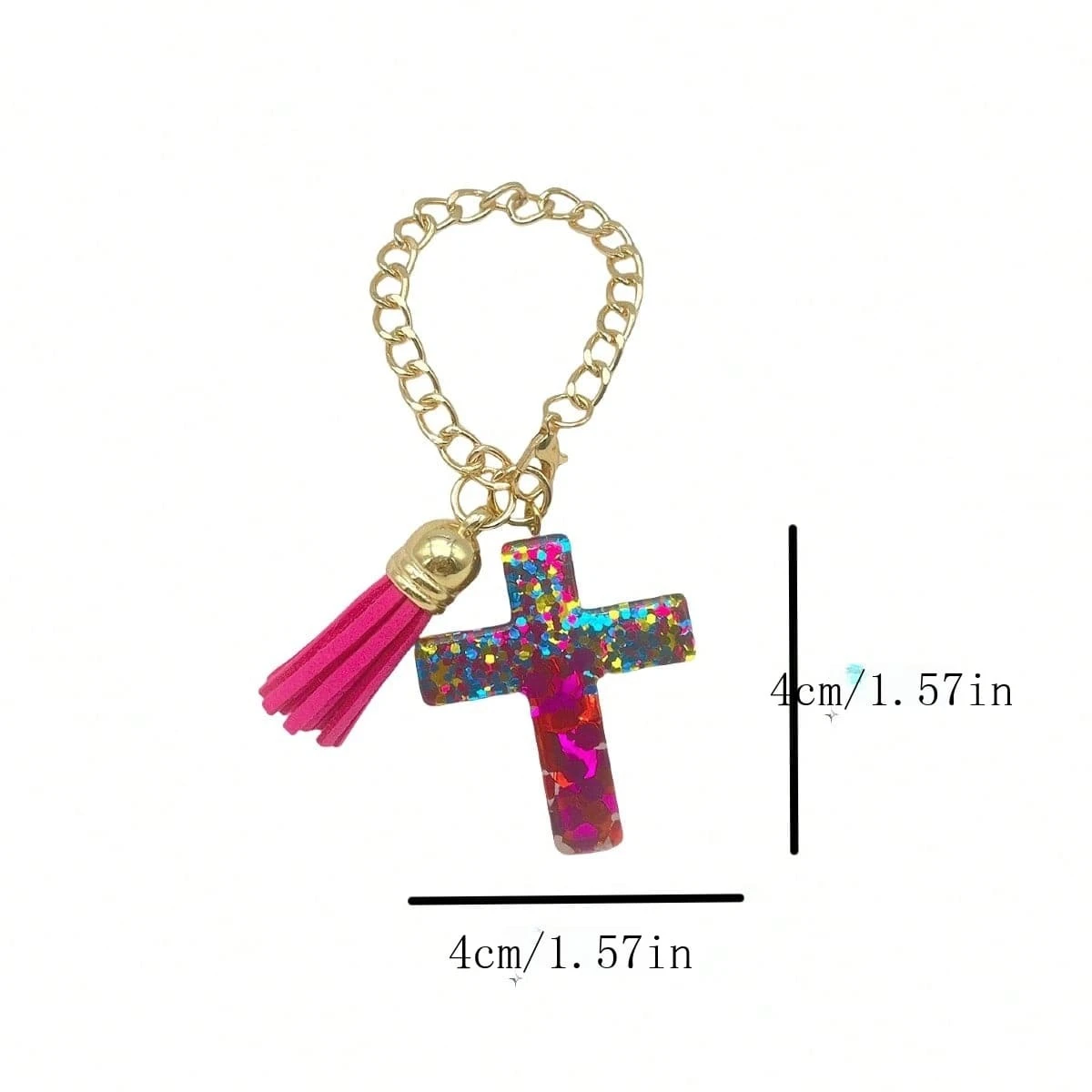 Cross Cup Chain Accessories (1-Pack): Versatile Plastic Resin Key Chain ...