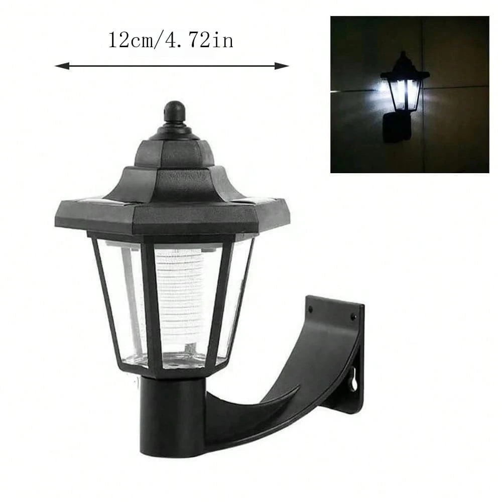 Solar Wall Light Outdoor LED Light Hexagonal Solar Lantern Light ...