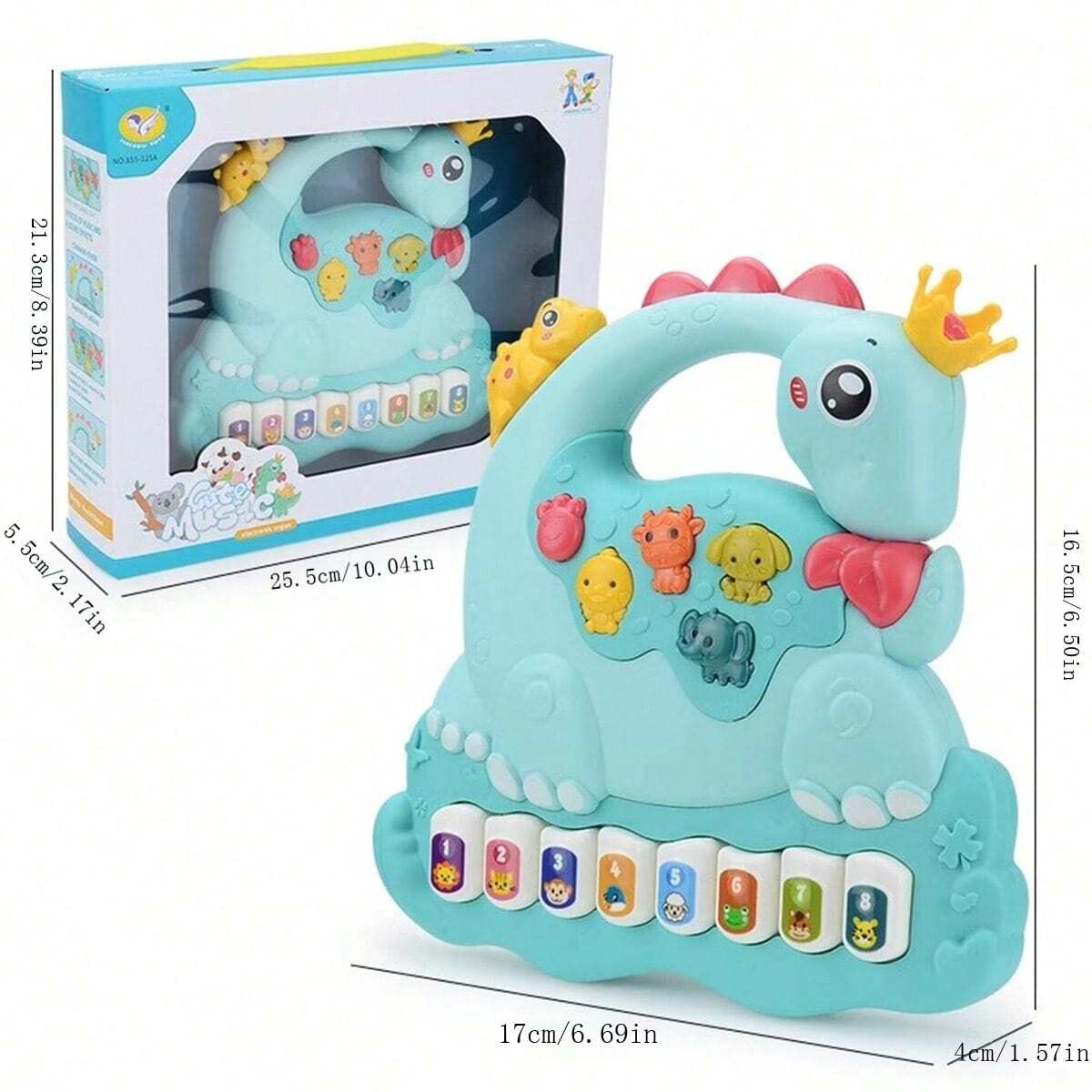 Kids Educational Lighting & Sound Electronic Keyboard Piano Toy ...