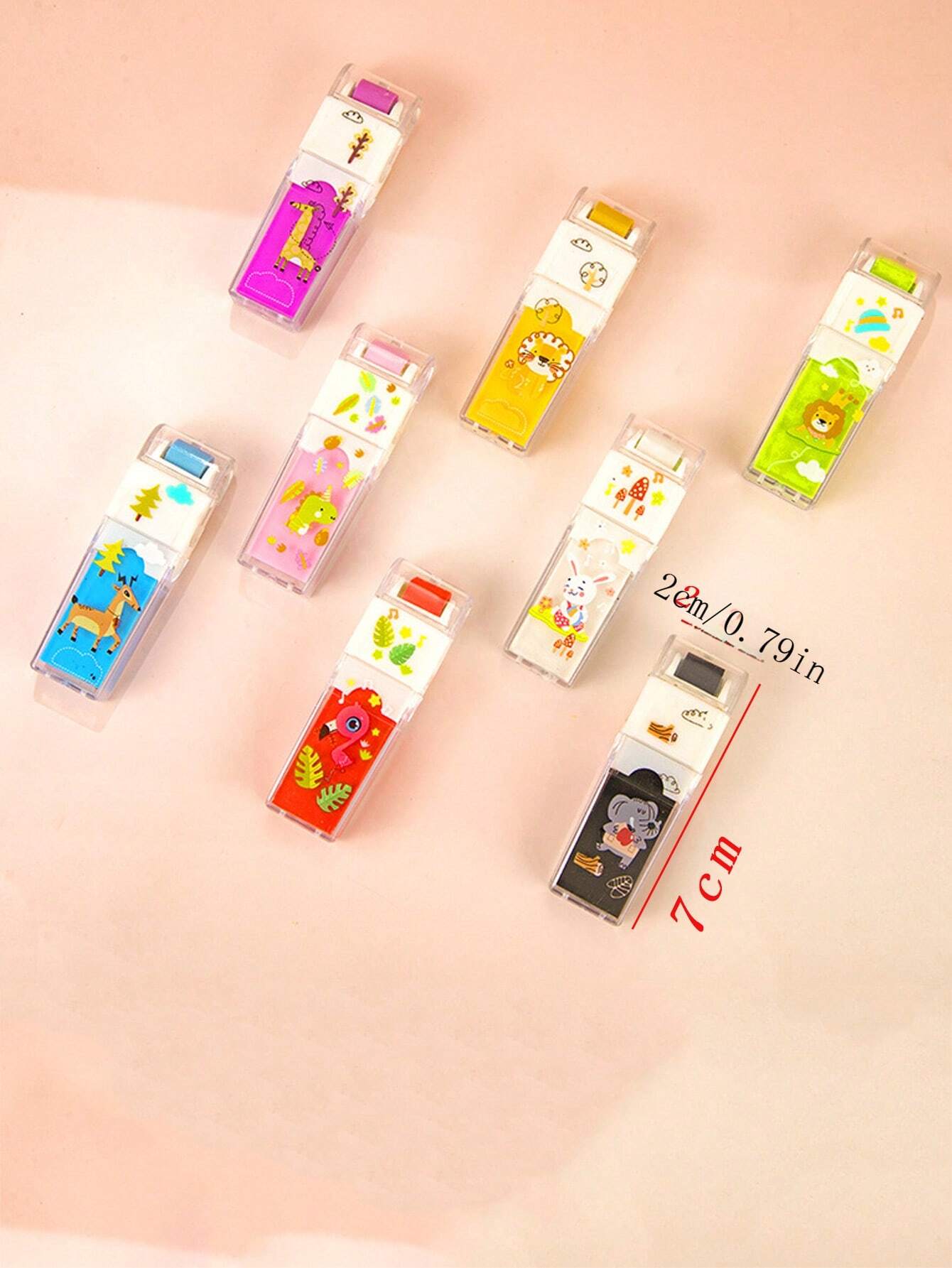 4pcs Creative Roller Eraser For The Start Of School Season, Cute ...