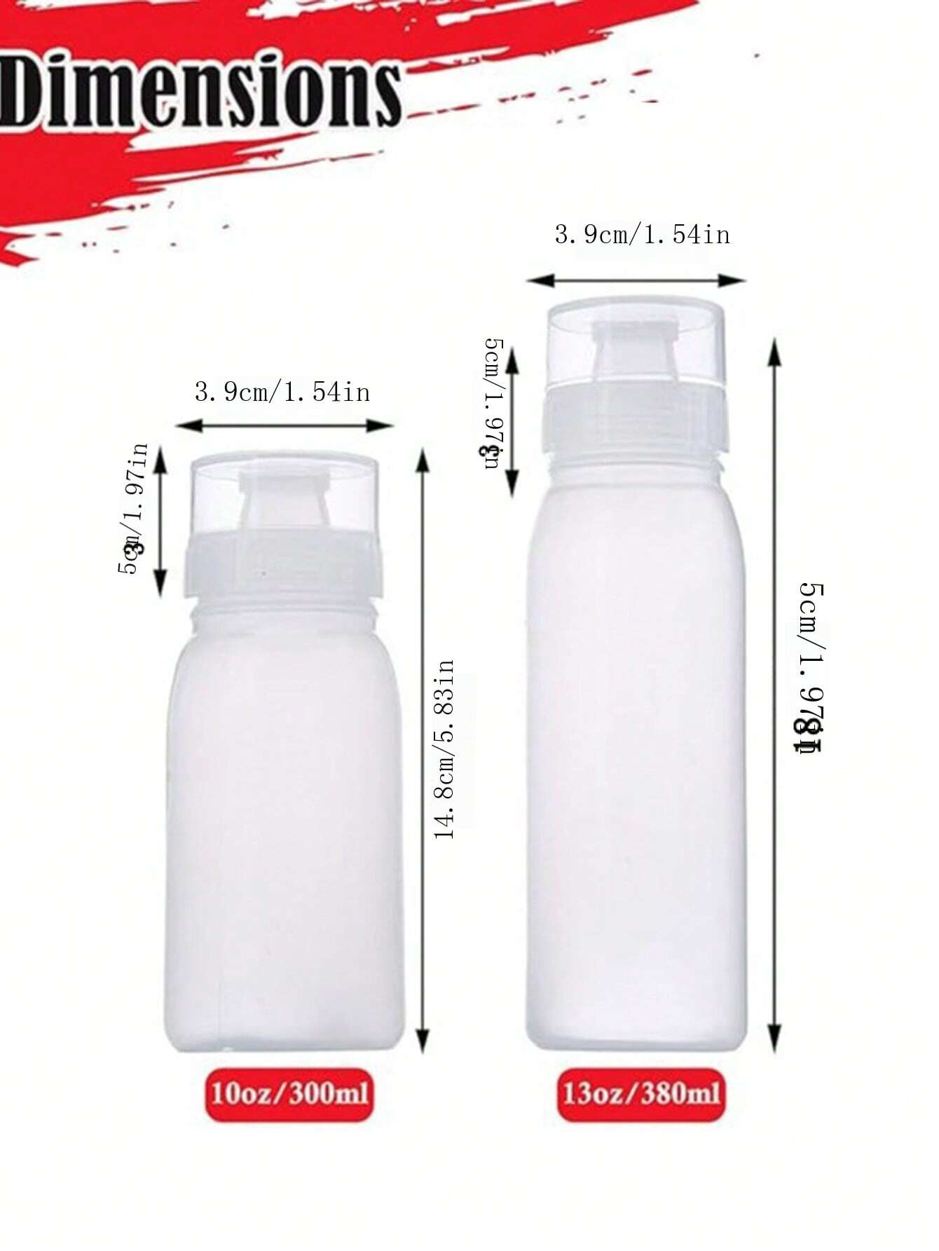 1pc 300ml Or 380ml 5-Hole Squeeze Sauce Bottle, Ketchup Salad Sauce Bottle, 5-Hole Squeeze ...