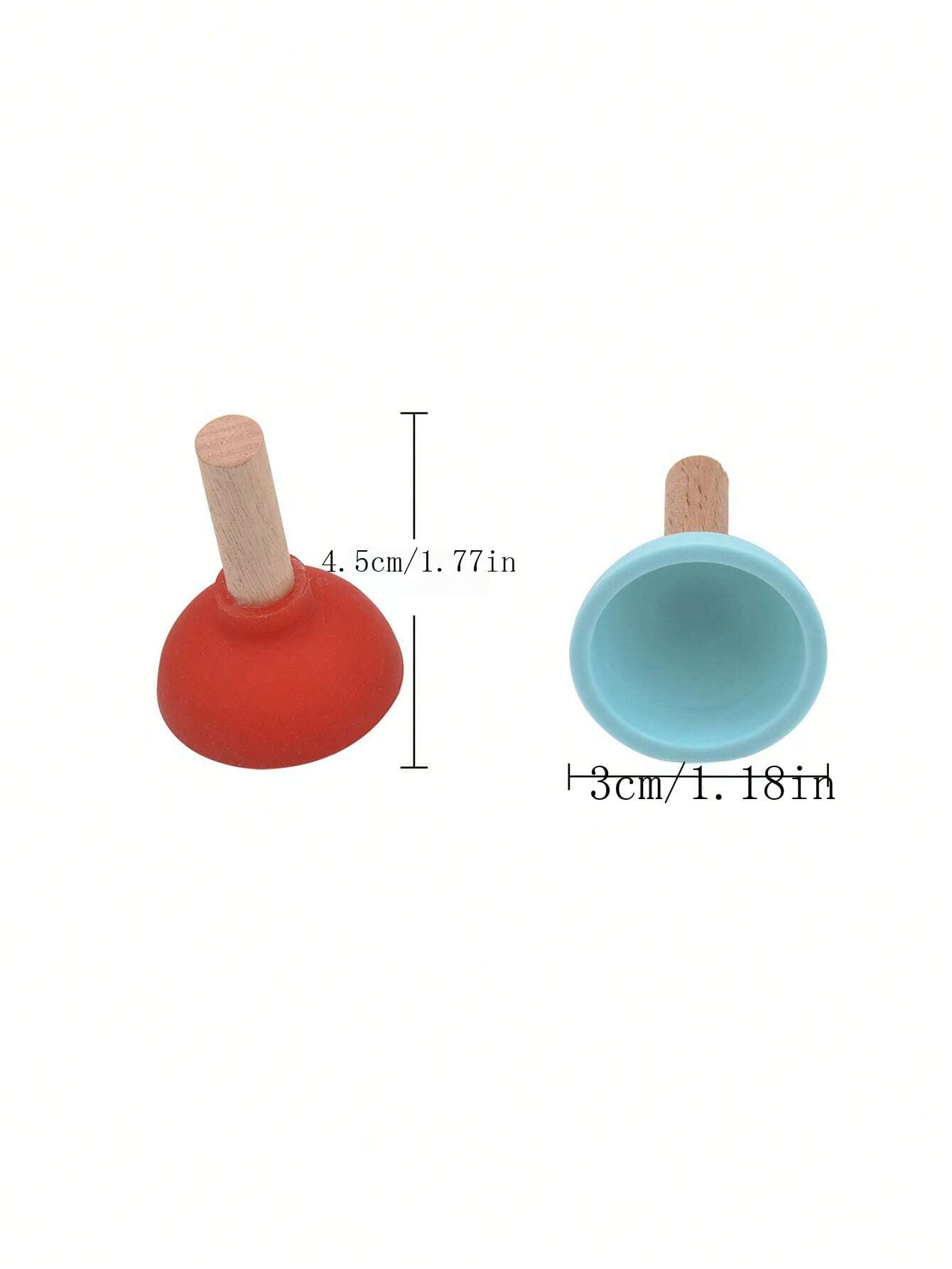 1 Pair Unique Toilet Plunger Phone Holder, Silicone Suction Cup Toilet ...