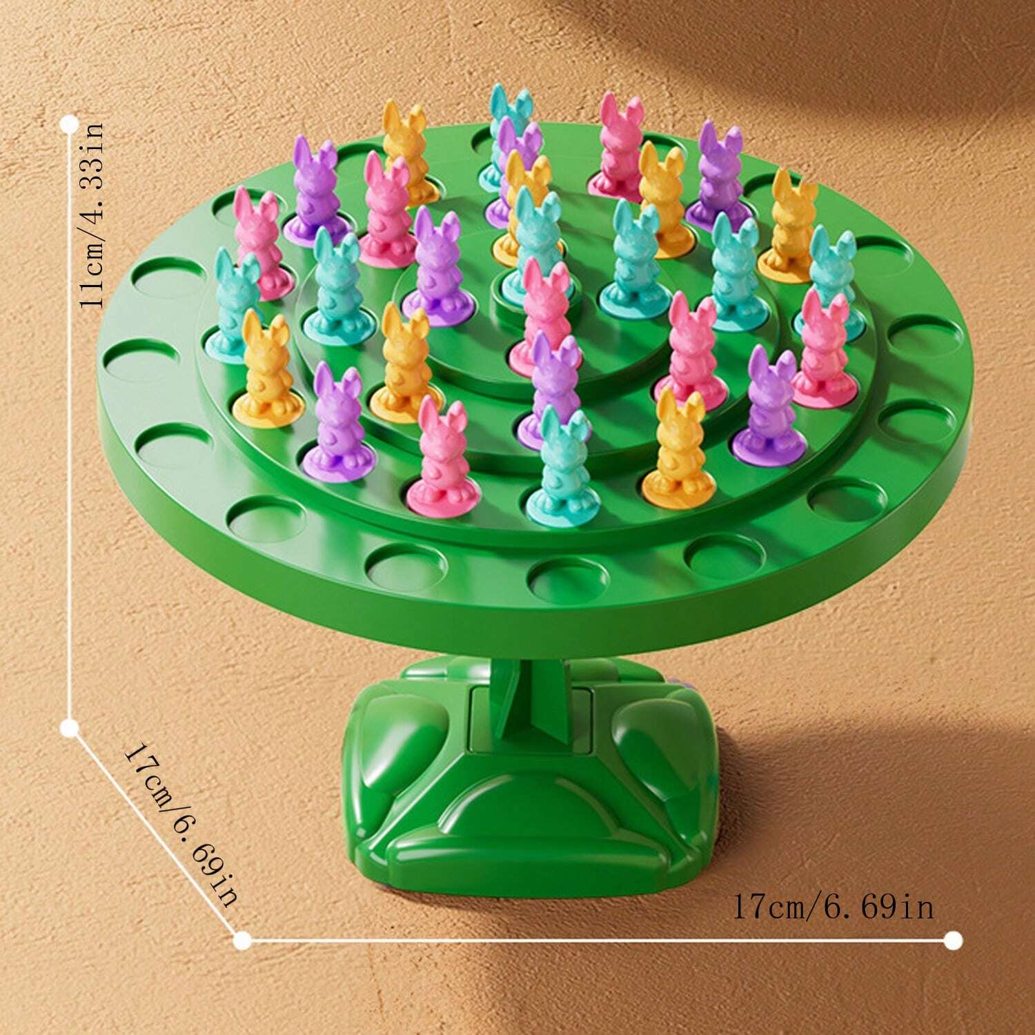 Portable Foldable Rabbit Balance Tree Travel Game Board Game Compact ...