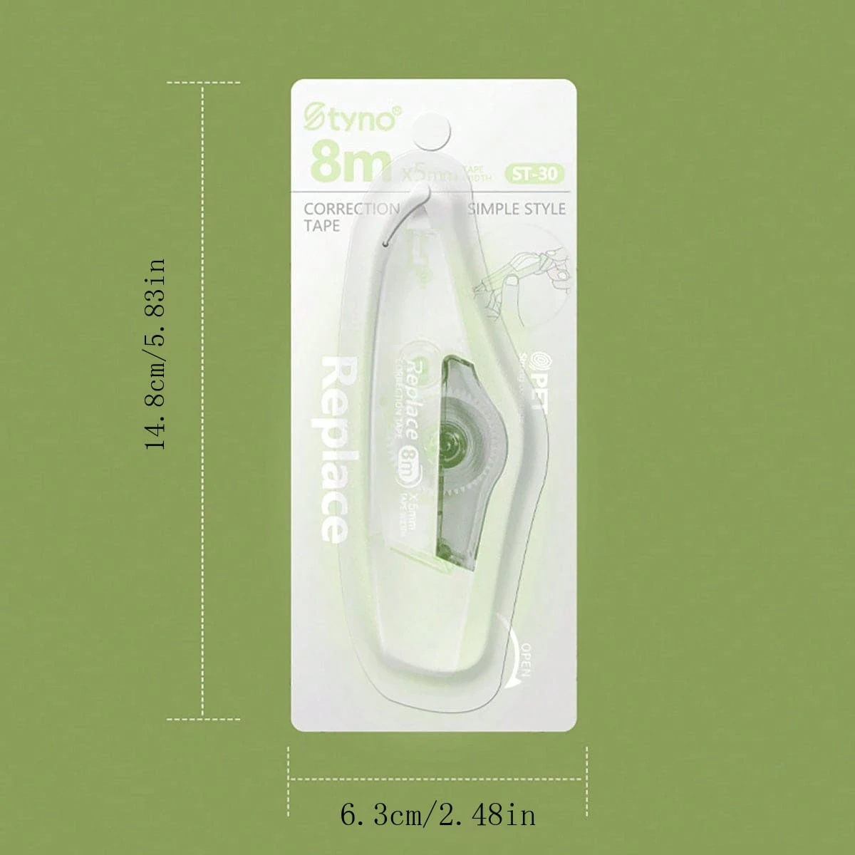Large Capacity Replaceable Core Correction Tape With Ins Wind ...