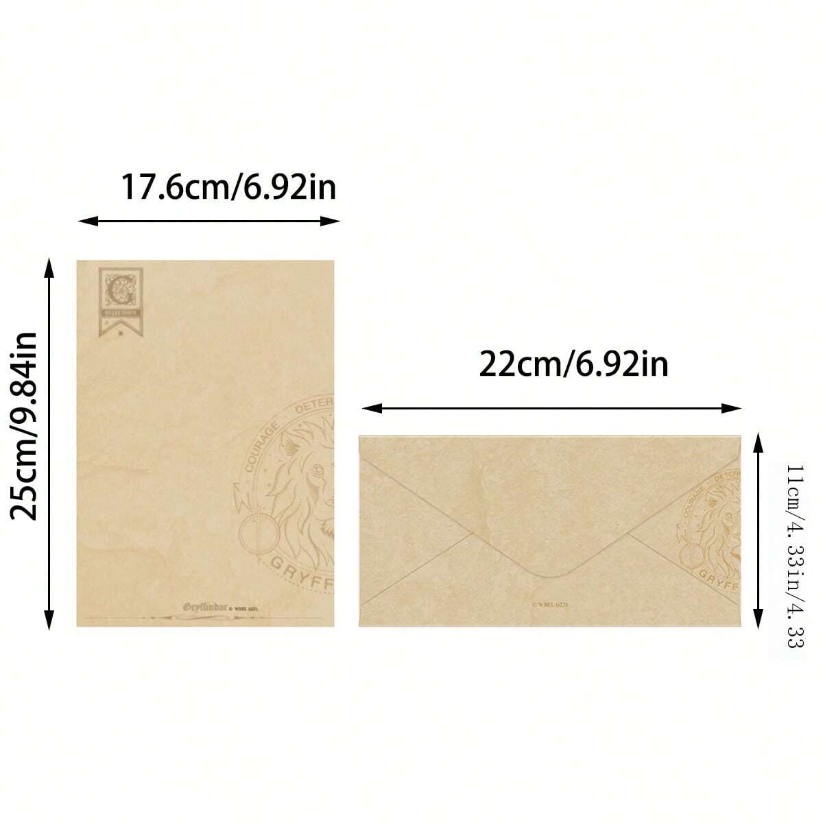 Warner Bros. 100 Metal Wind Lion Courtyard Envelopes Stationery Fuling ...