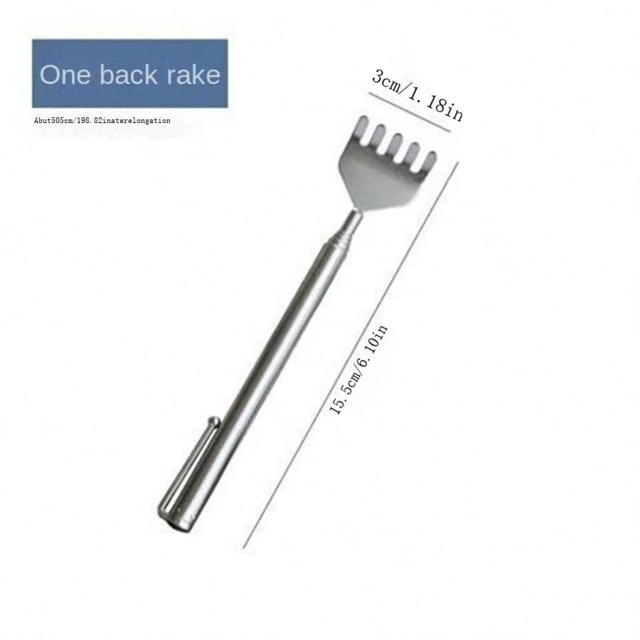 Retractable Stainless Steel Pen Clip Scratcher, Full-Body Back Portable ...