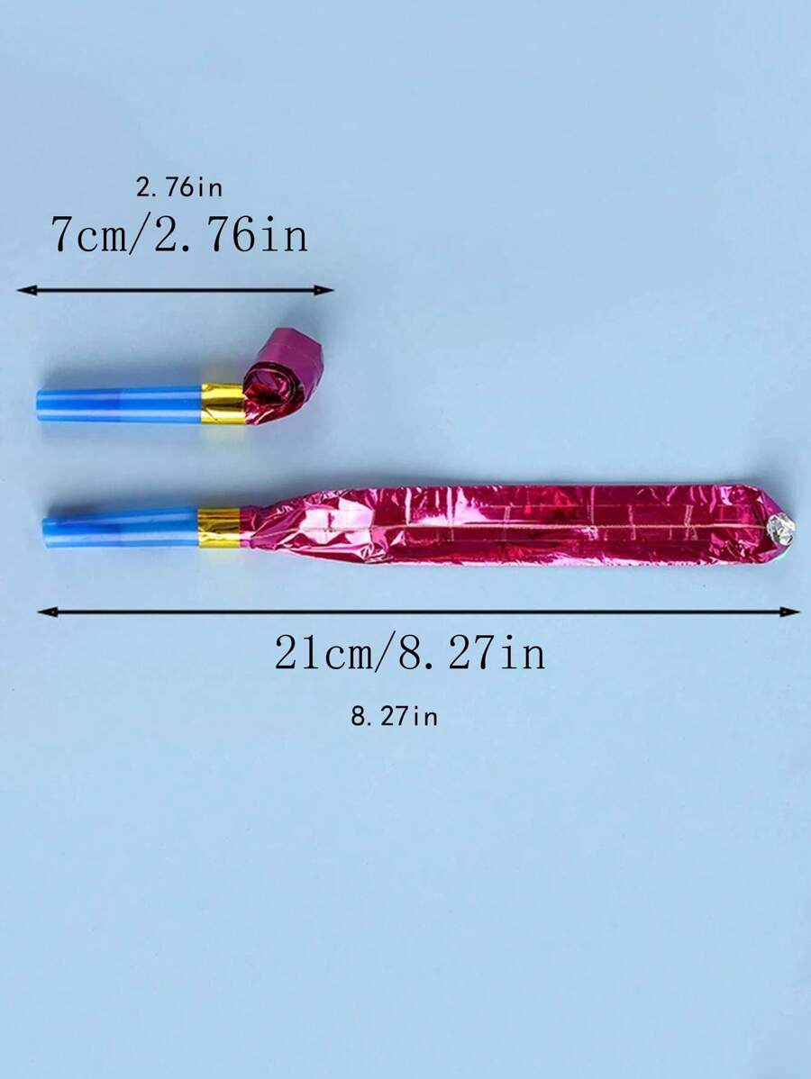 10/50/100pcs-Party Blower, Colorful Birthday Noisemakers Birthday Blow ...