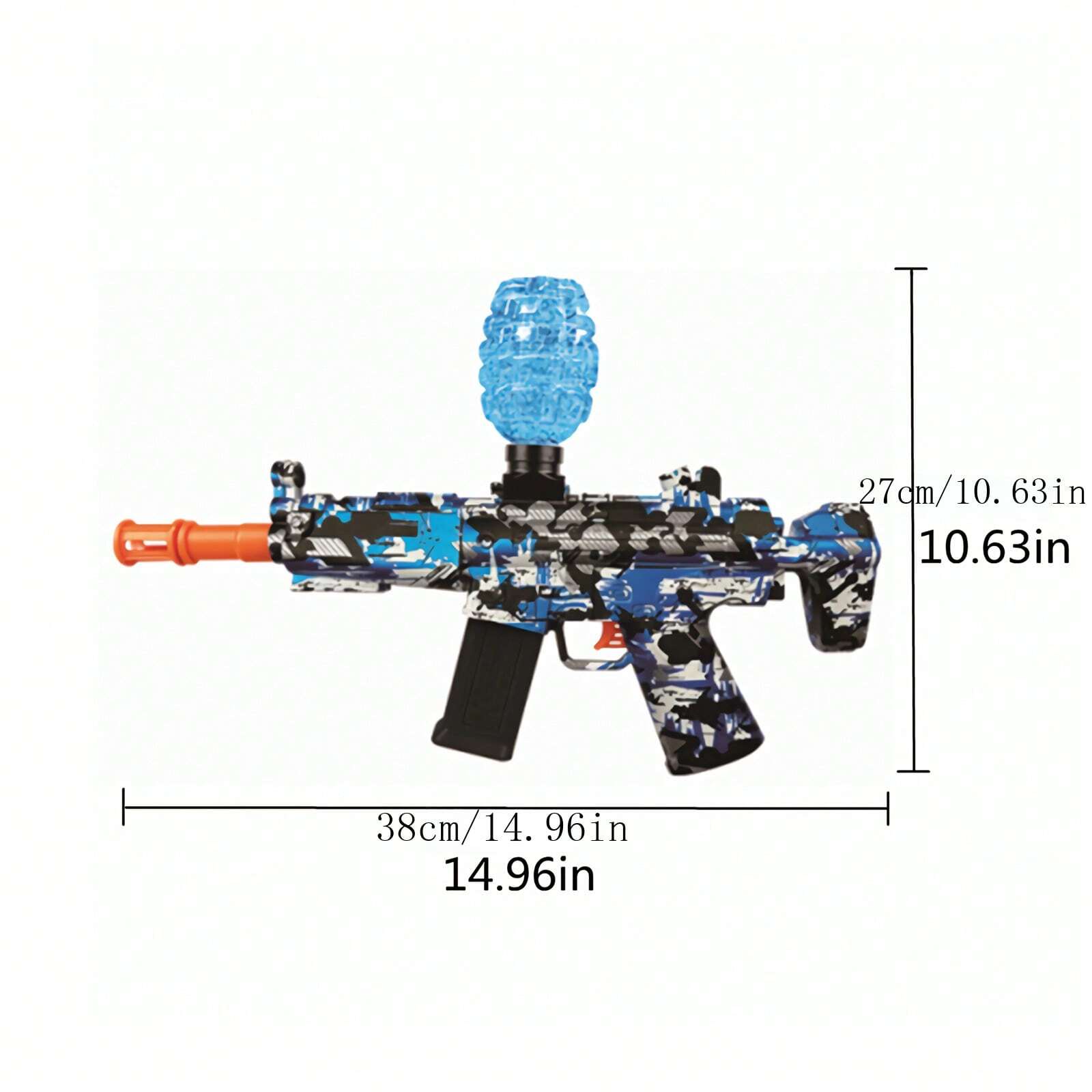 New MP5 Electric Gel Cartridge Toy Gun, High-Speed Shooting, Outdoor ...