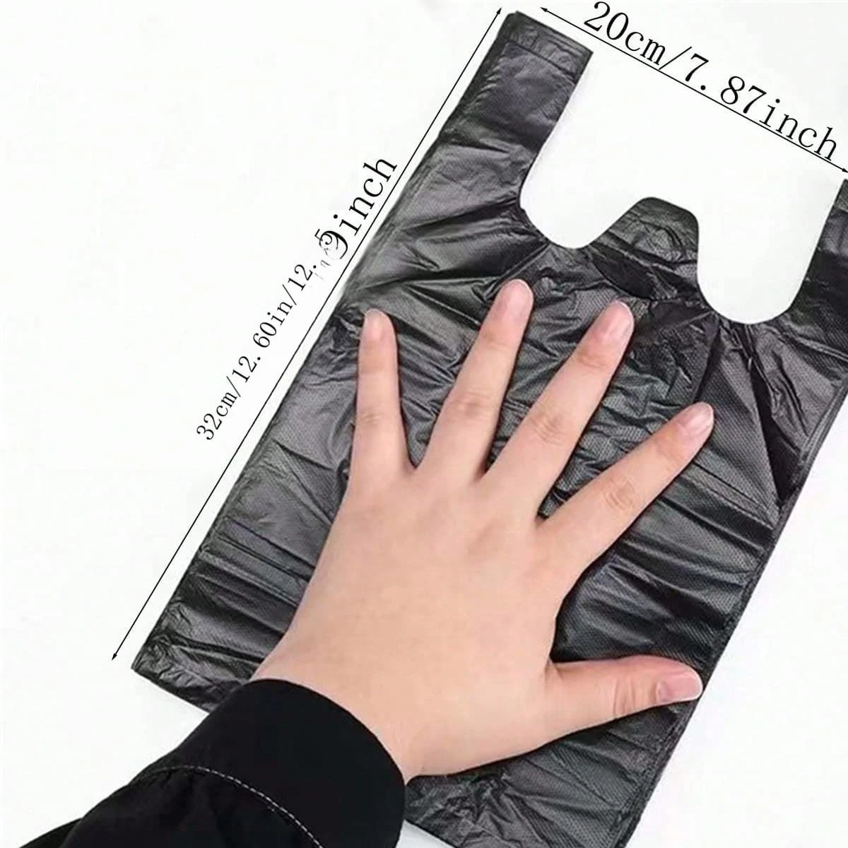 100 Pet Trash Bags Dog Poop Bag Cat Poop Bag Portable Mini Trash Bag ...