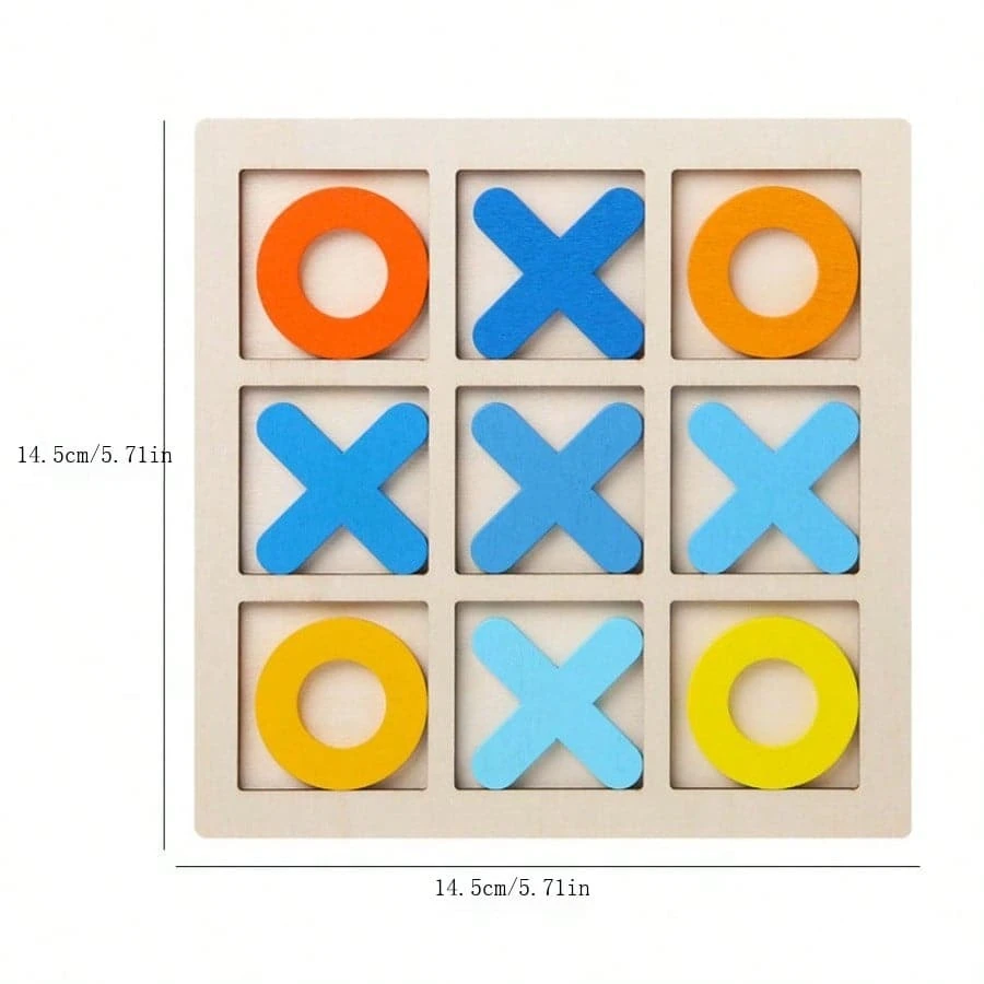 Juego de Tres en Raya para niños, juguete de mesa para entrenamiento de ...