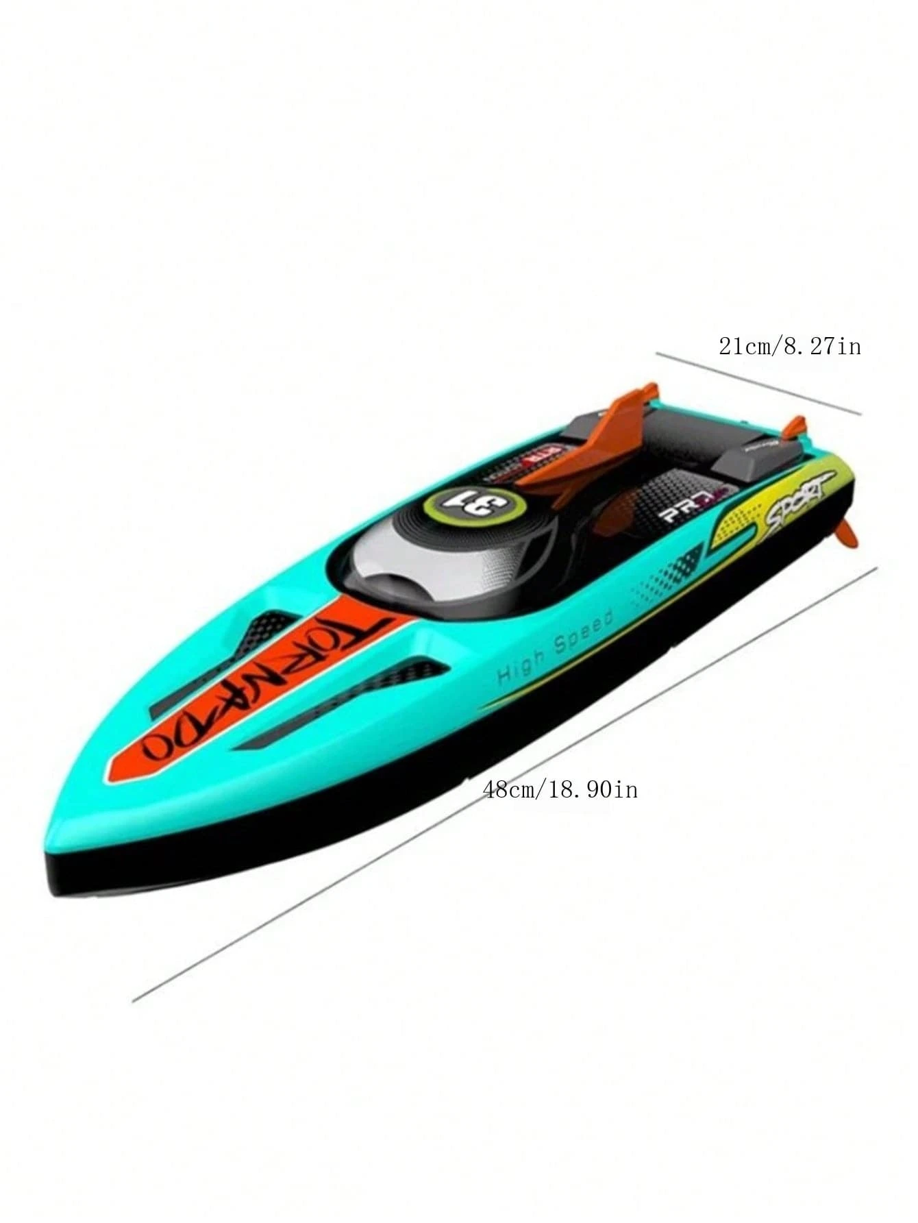 Juguete de bote de control remoto de carreras de alta velocidad sin ...