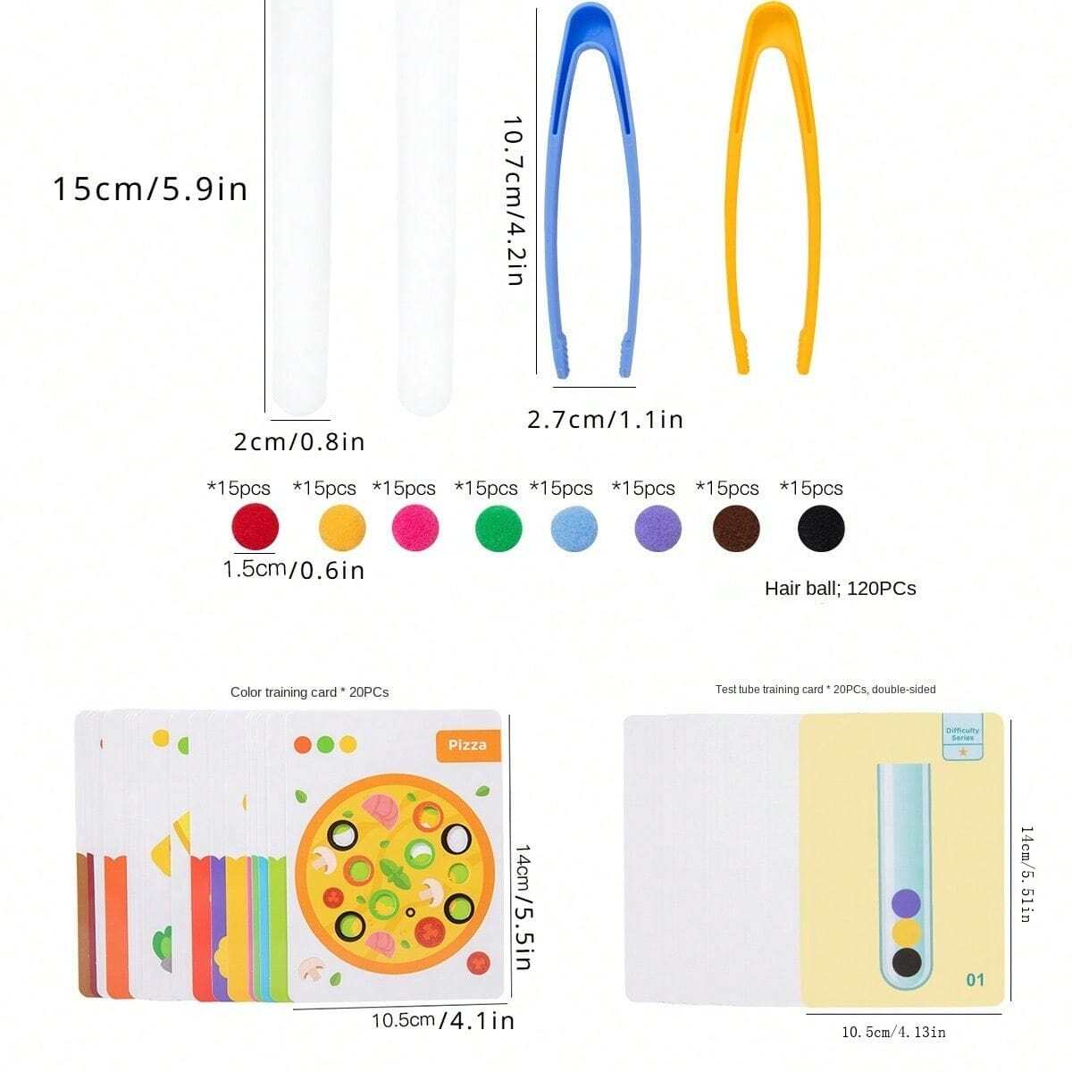 Kids Bead Stringing Ball Tube Toy, Early Education Fine Motor Skills ...