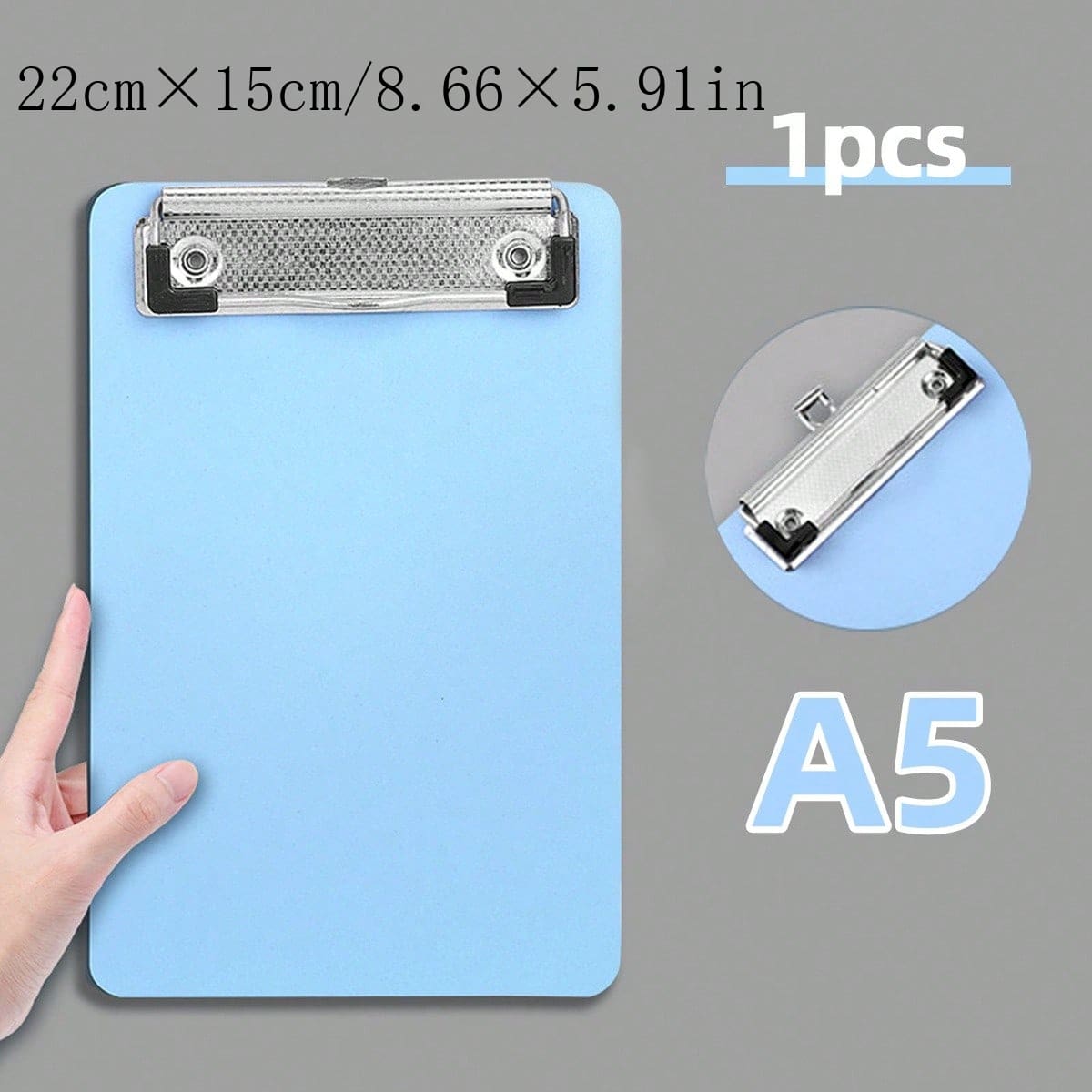 3 Piece Of A5 Writing Pad Board Clip Folder Clip For Students' Exam ...