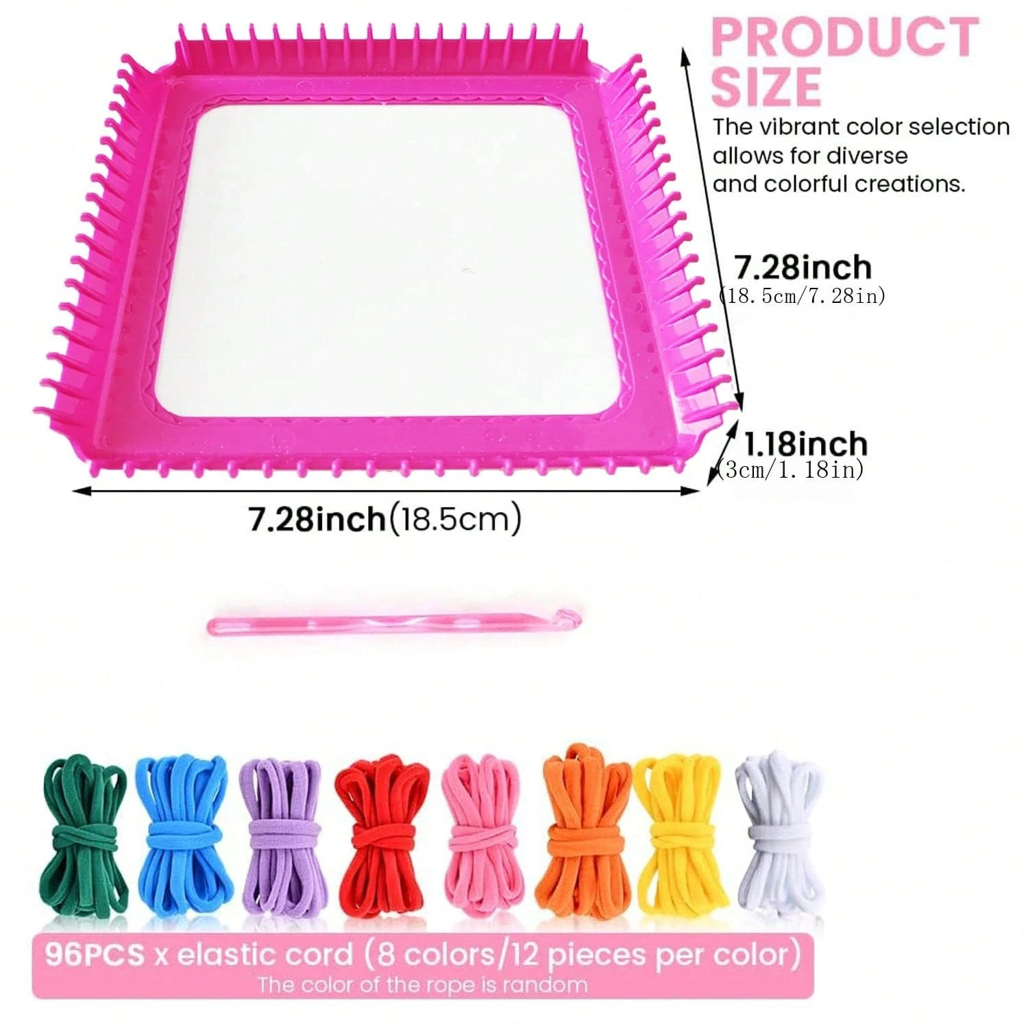 Weaving Loom Kit Toys For Kids Adults Easy Potholder Loom Knitting ...