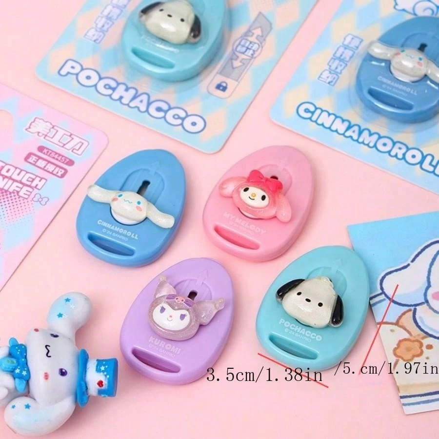 Sanrio Sanrio Mini Utility Knife Cartoon Resin Patch Knife High ...