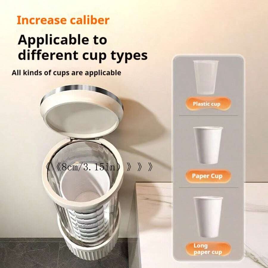 Disposable Cup Holder Wall-Mounted Water Dispenser Side Paper Cup ...