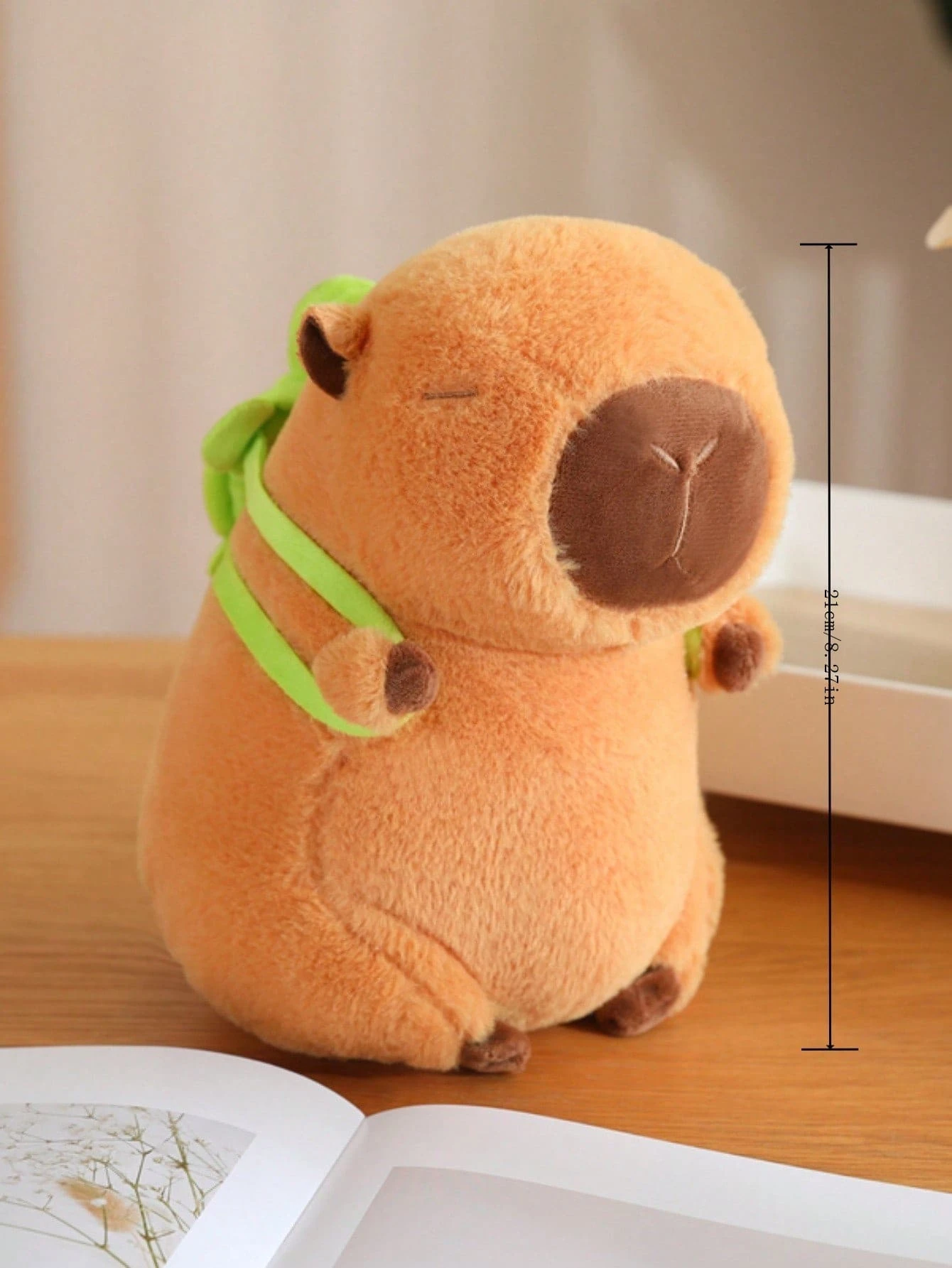 1pc Plush Capybara Stuffed Animal Doll, Christmas/ For Friends And ...