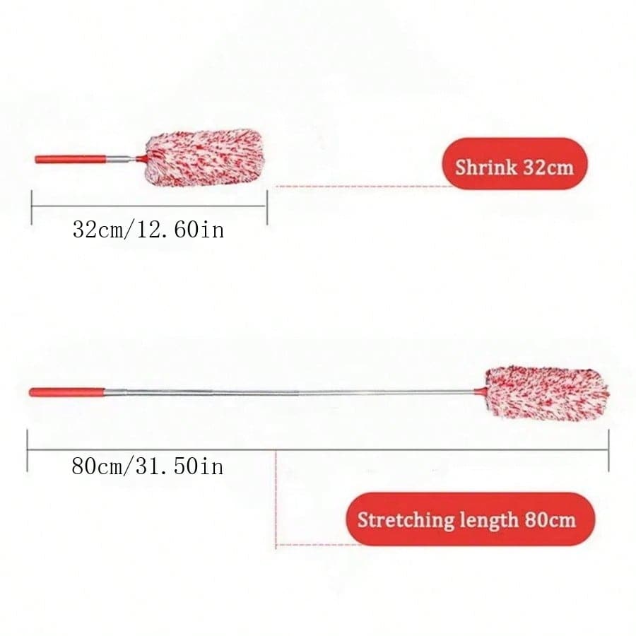 Feather Duster Long Telescopic Duster Magic Static Duster Brush 80cm ...