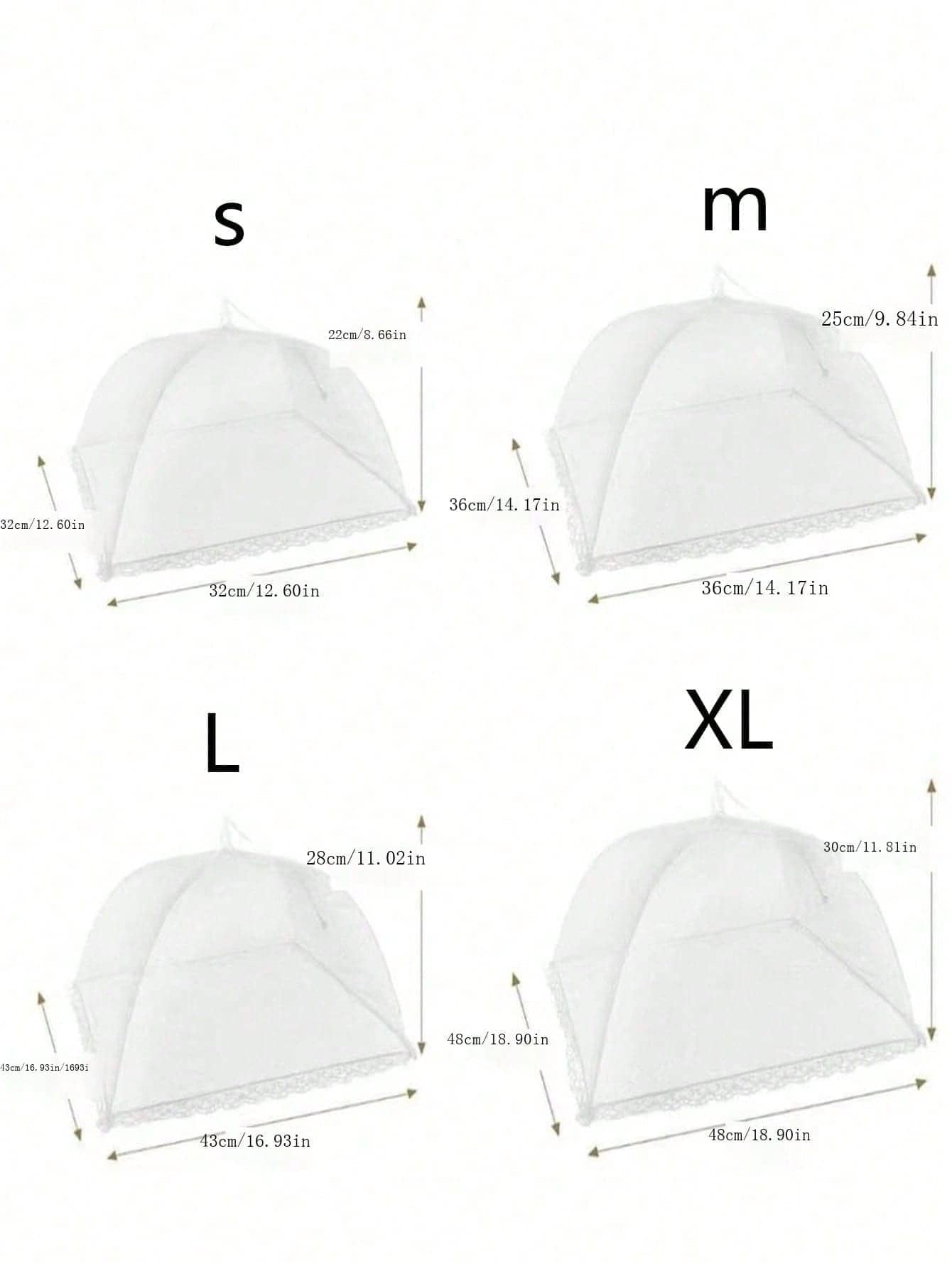 1pc Large Foldable Food Cover Fly Proof Kitchen And Outdoor Camping ...