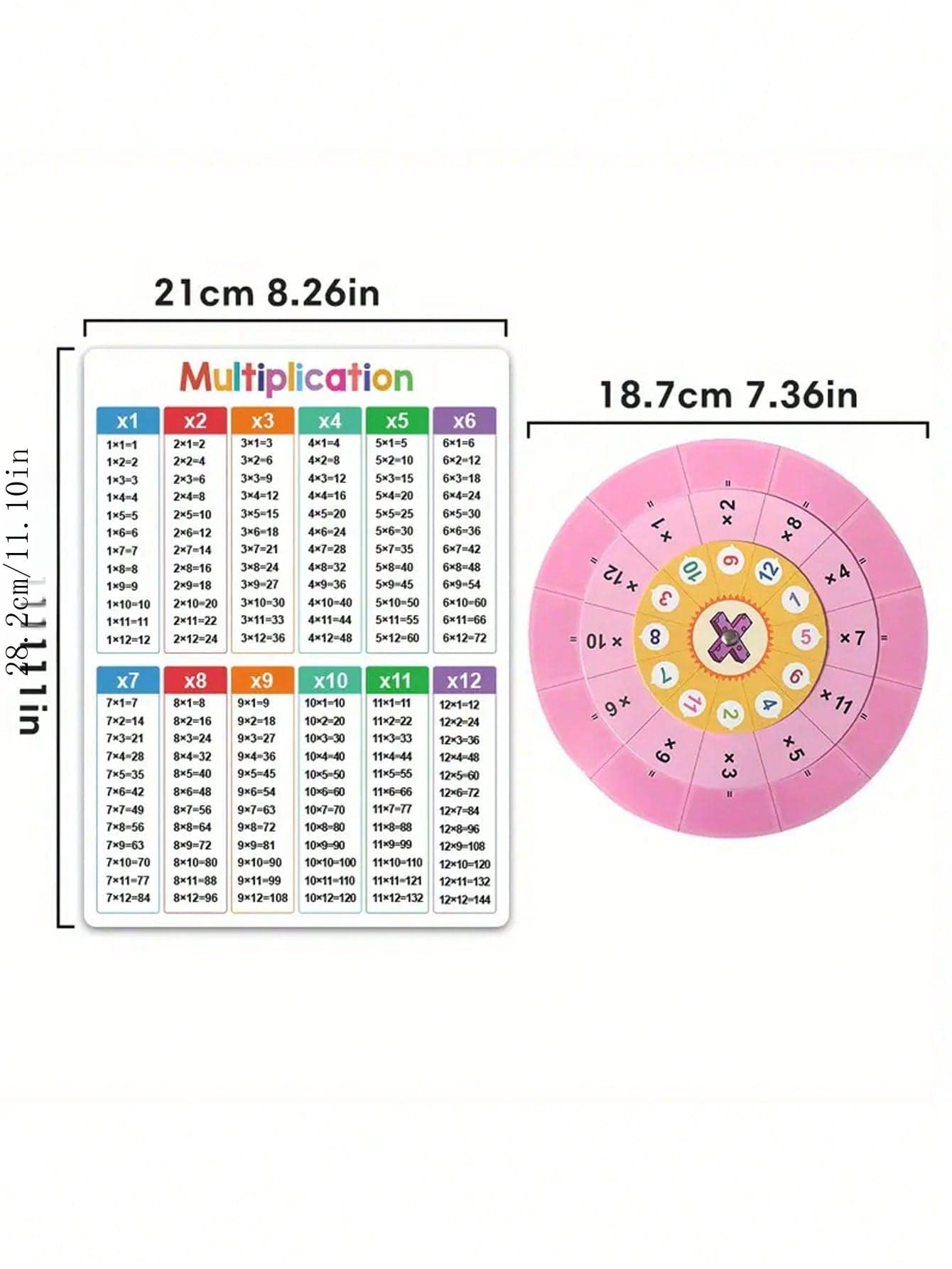 Interactive Multiplication Spinner Game - Up To 12X Multiplication ...