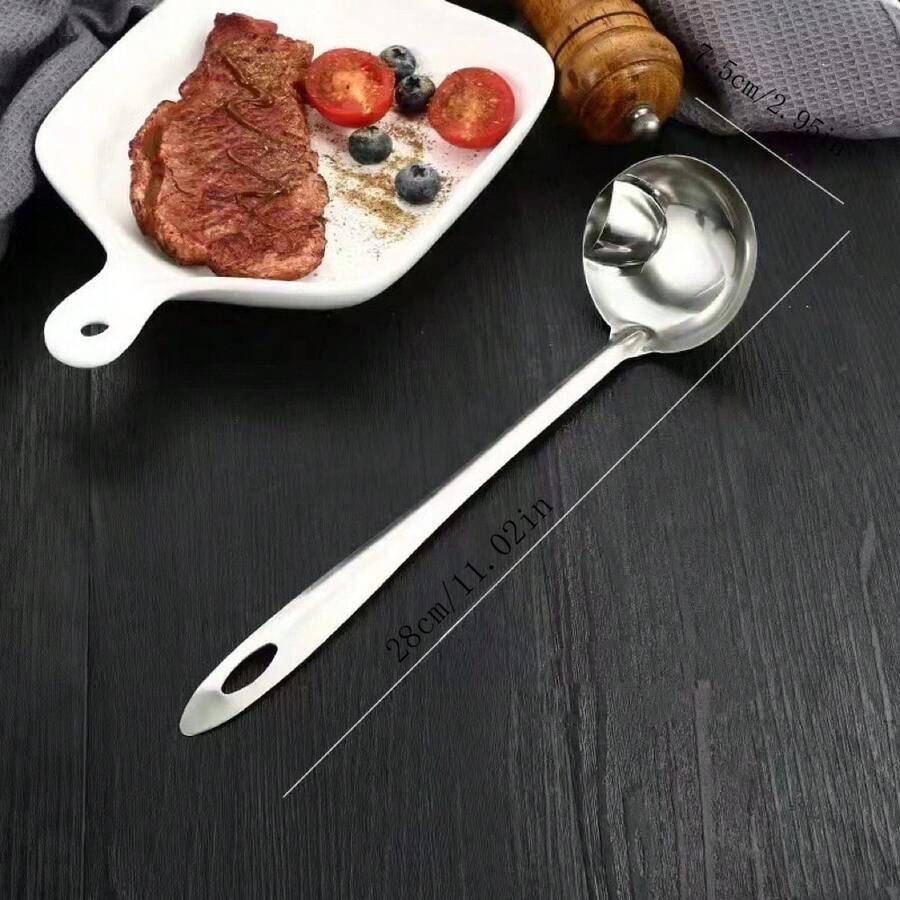 Stainless Steel Oil Separator Soup Spoon For Home Use, Commercial Soup ...